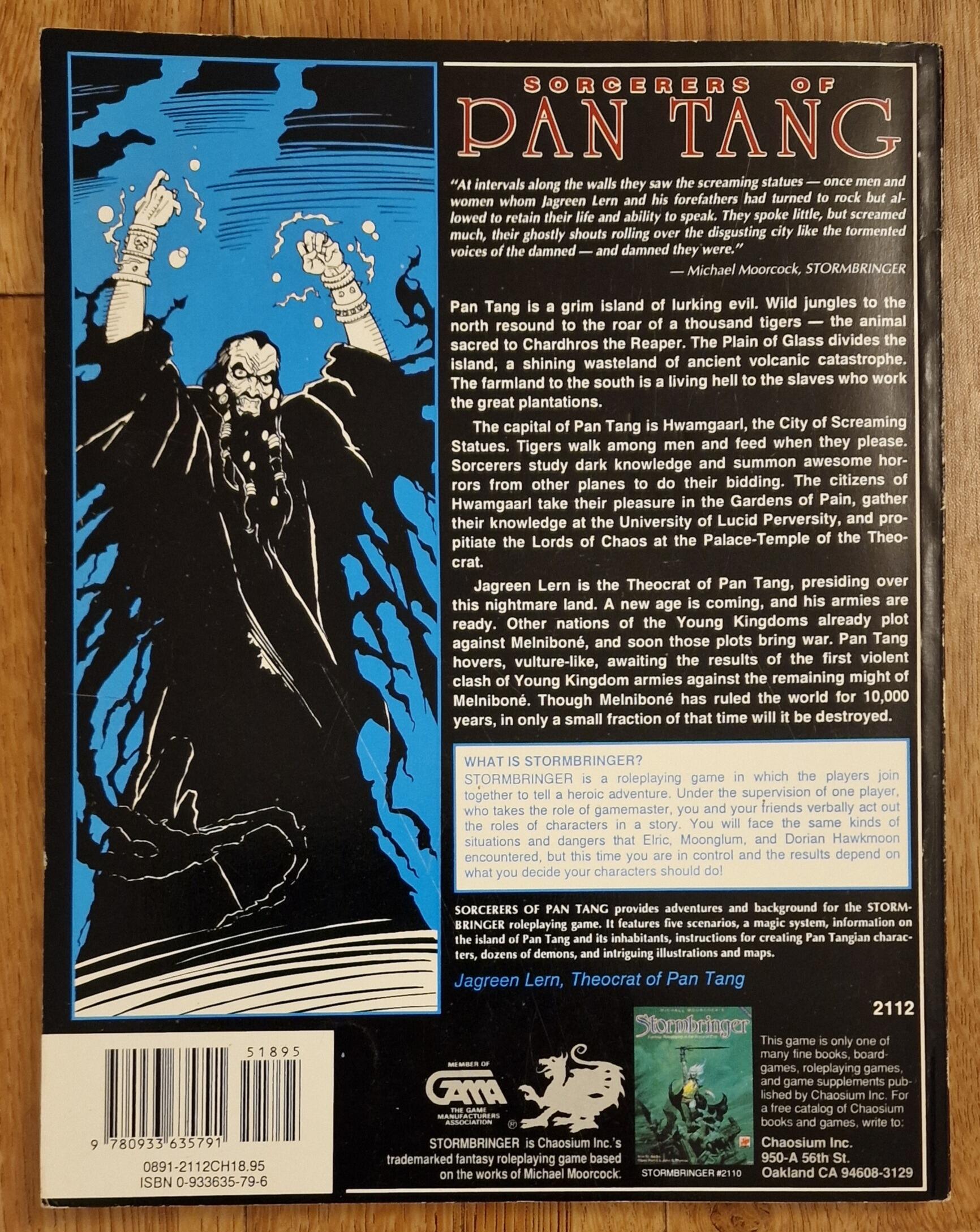 Sorcerers of Pan Tang for Stormbringer by Chaosium