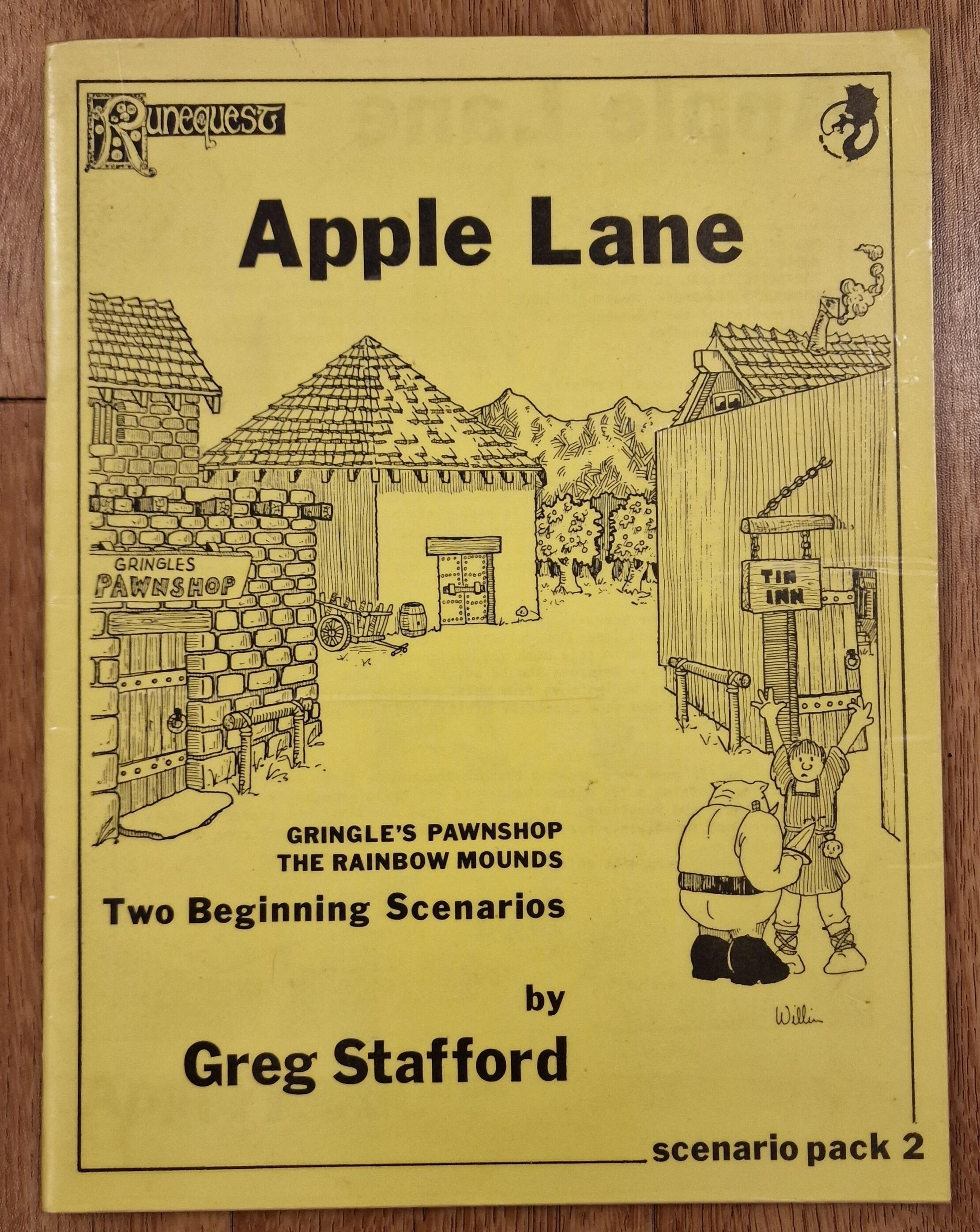 Apple Lane Scenario Pack 2 for 2nd edition Runequest by Chaosium 14 01