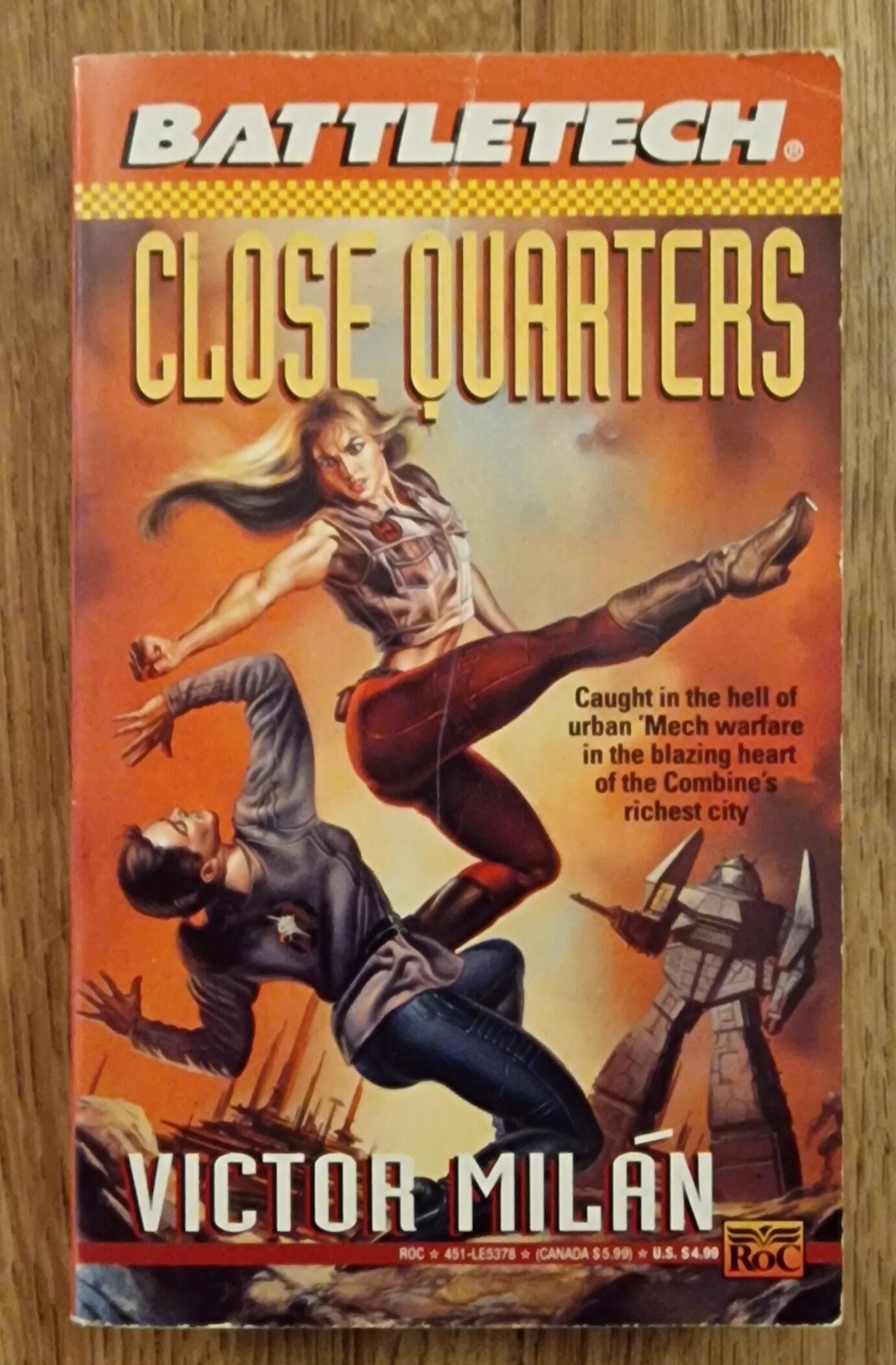 Close Quarters a Battletech Mechwarrior Book Novel by Victor Milan