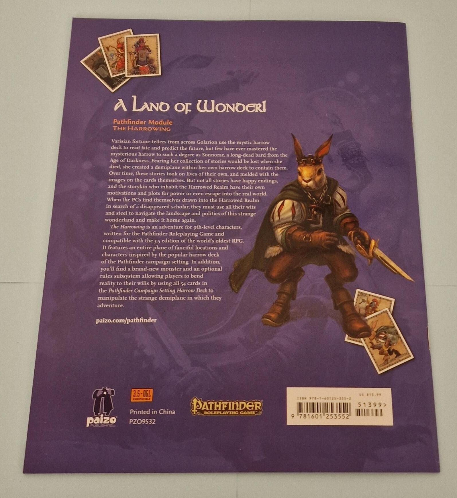 The Harrowing Pathfinder Module Scenario RPG D&D 3.5