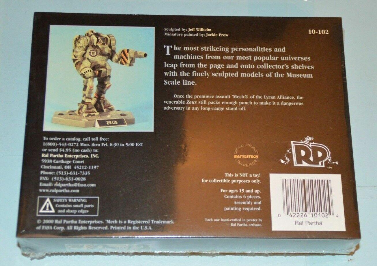 10-102 Battletech Zeus Museum Scale Miniature Ral Partha