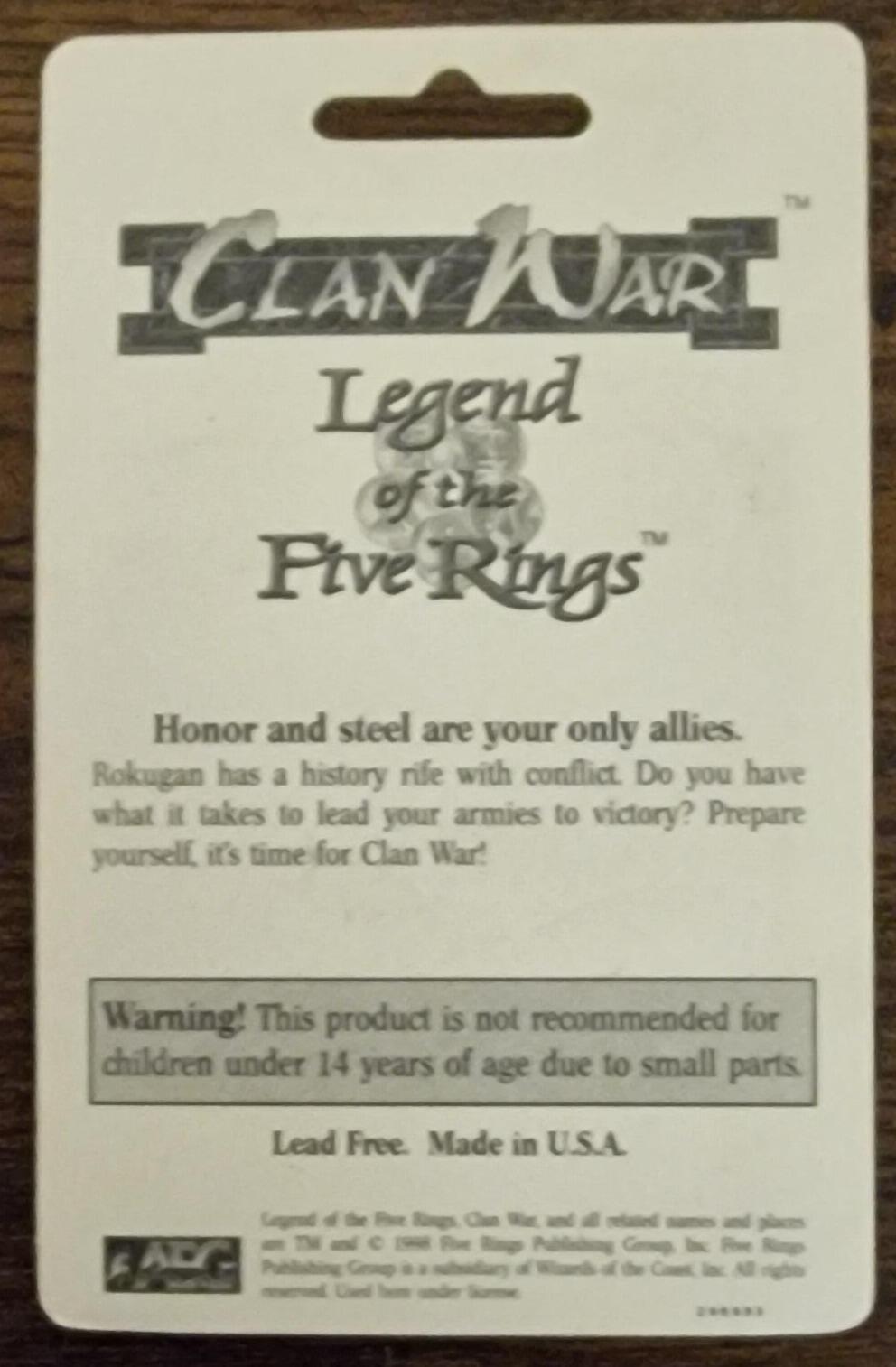 Oni Podlings (6) for Clan War Legend of the Five Rings 13-114