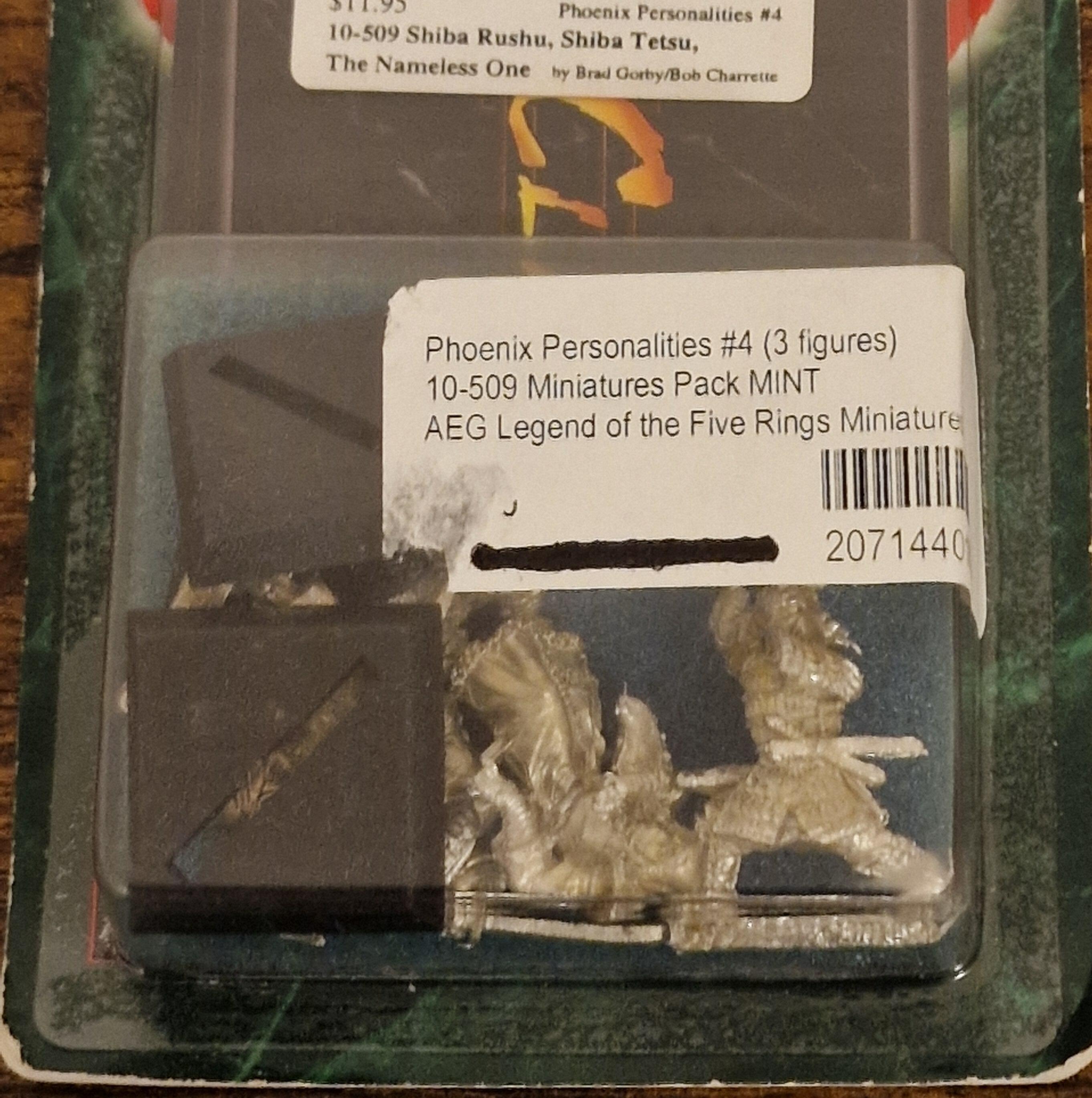 Phoenix Personalities #4 for Clan War Legend of the Five Rings 10-509
