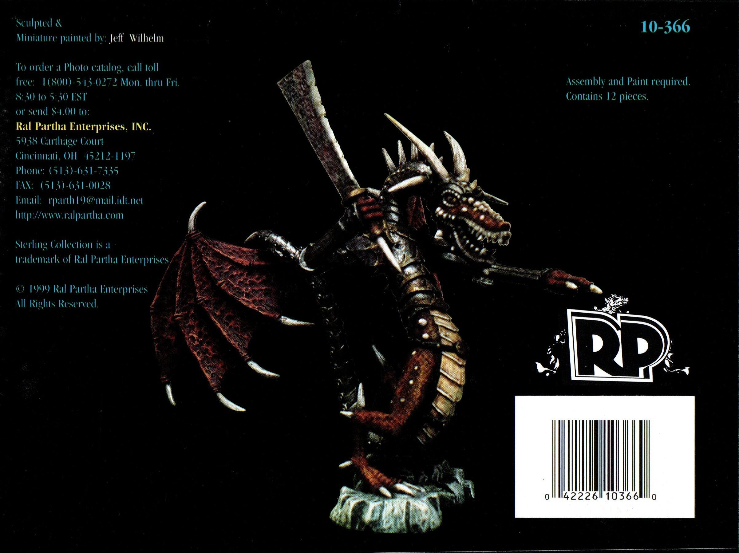 10-366 Warrior Dragon by Ral Partha Box Set