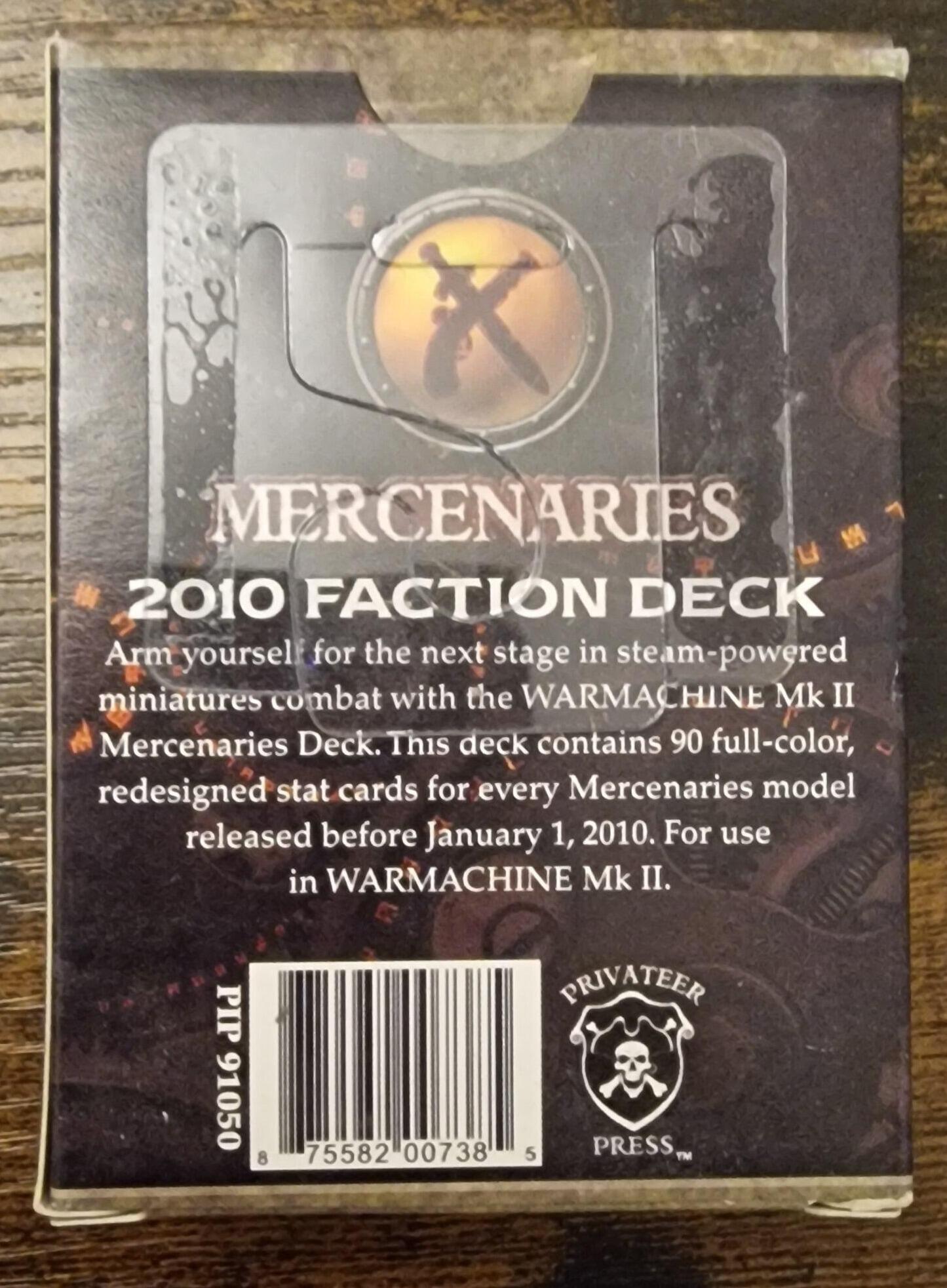 Warmachine Mk II Mercenaries 2010 Faction Deck