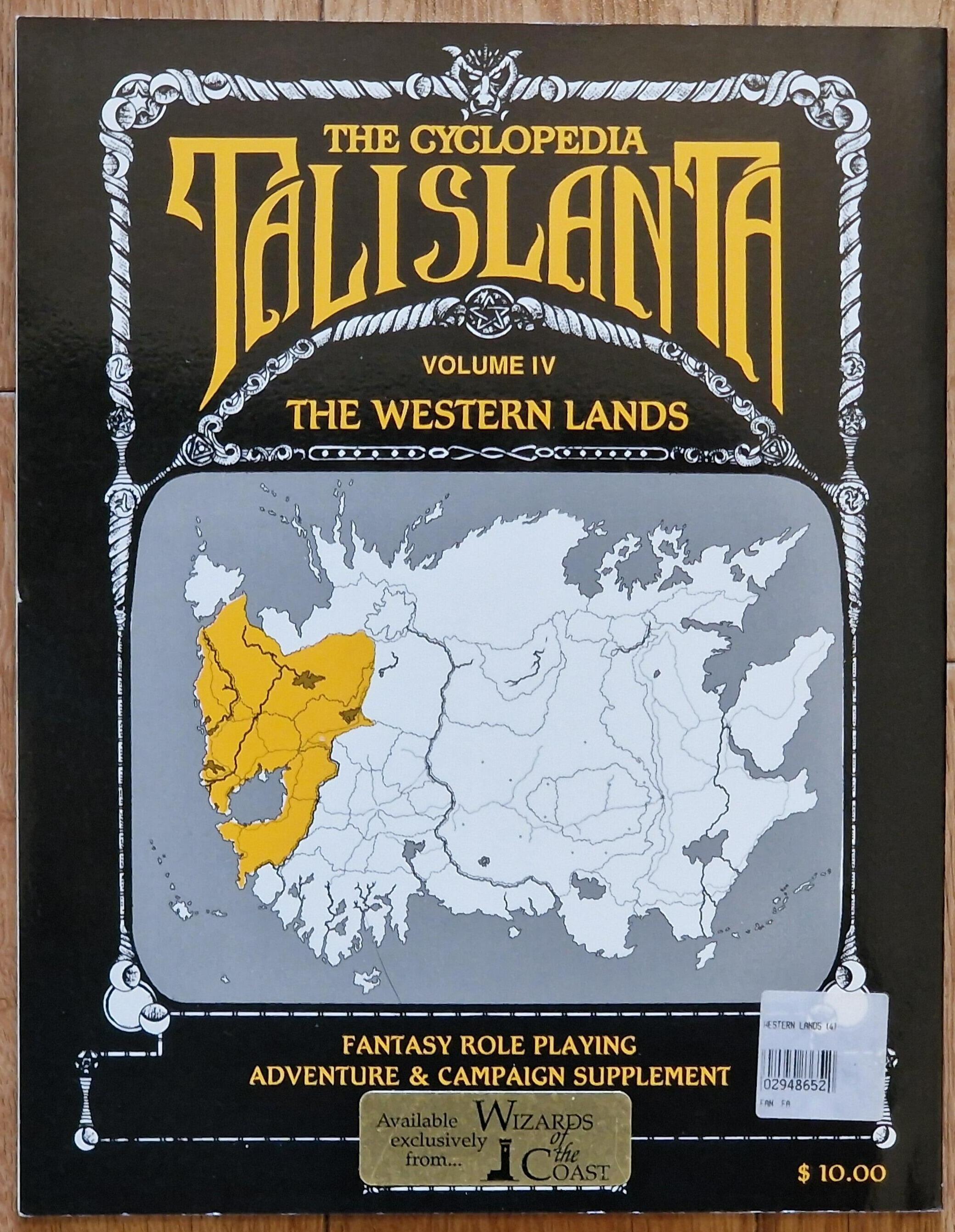 The Cyclopedia Talislanta Vol IV The Western Lands by Wizards of the Coast