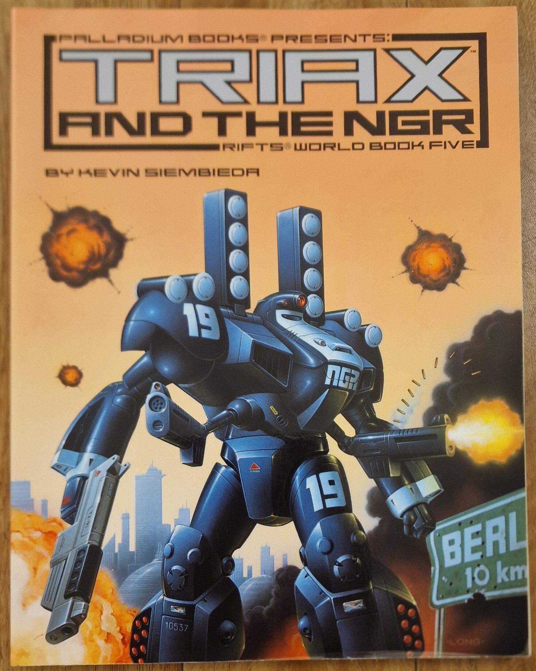 Triax And The Ngr World Book 5 for RIFTS RPG by Palladium Books