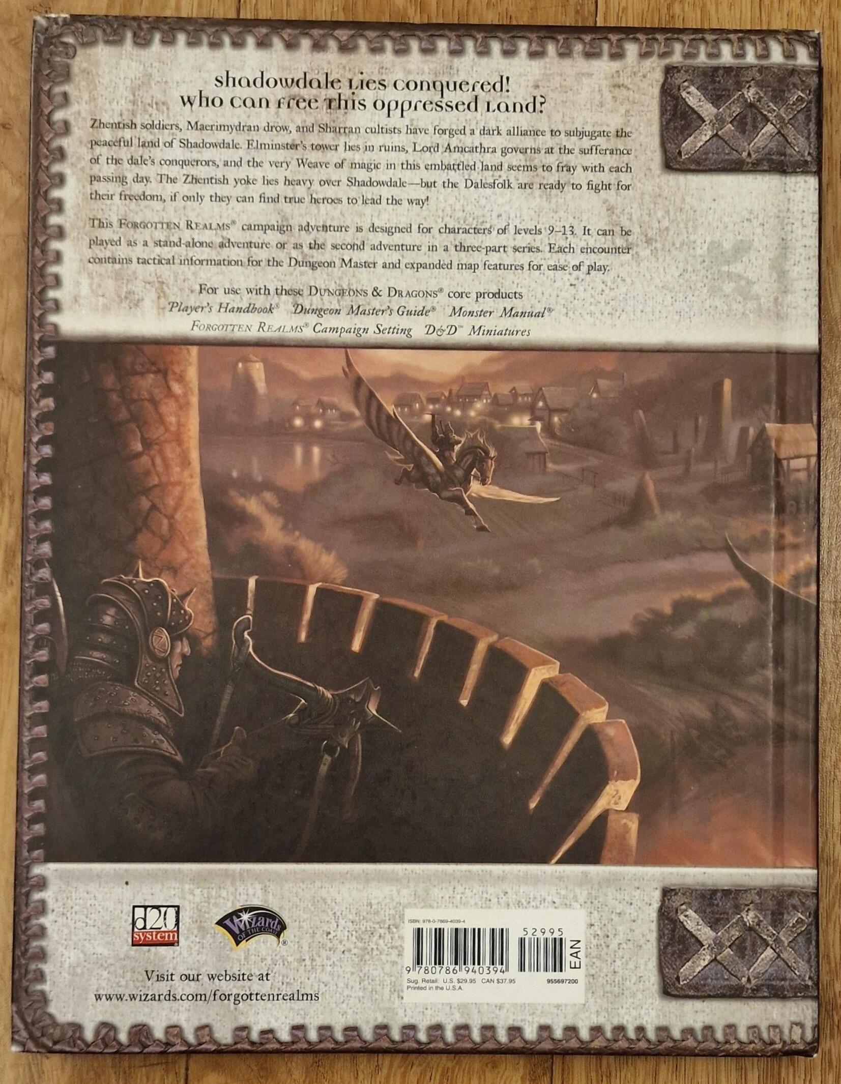 Shadowdale The Scouring of the Land for Dungeons & Dragons 3.5 ...