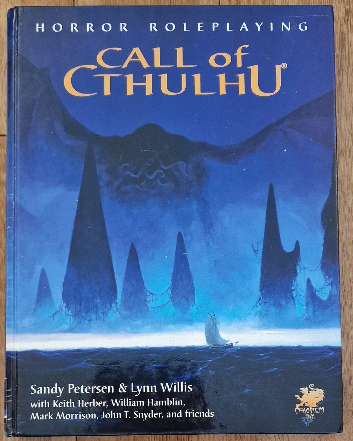 Call of Cthulhu RPG 5.6th Edition Rulebook Hardback by Chaosium