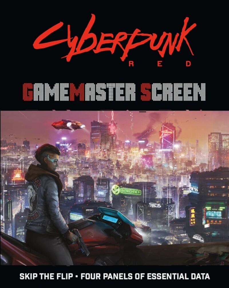 Gamemaster Screen GM for Cyberpunk Red by R Talsorian Games INC NEW