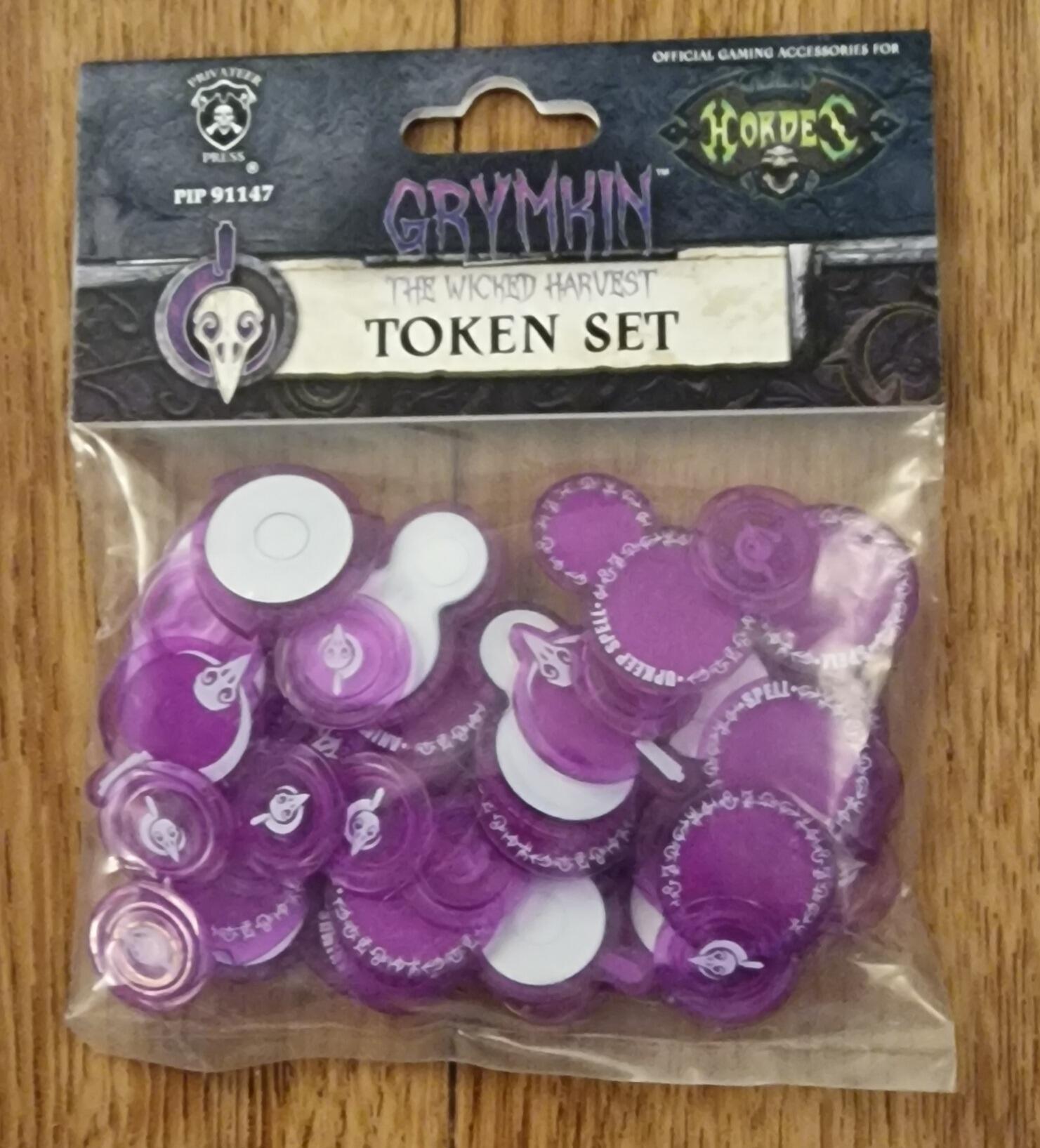 Hordes Grymkin Token Tokens Set by Privateer Press
