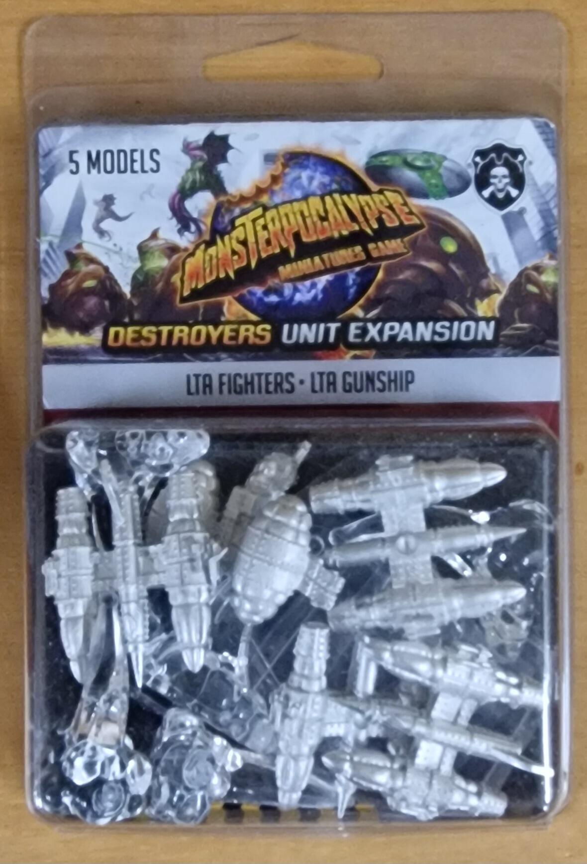 Destroyers LTA Fighters & LTA Gunship Unit Expansion for Monsterpocalypse by Privateer Press