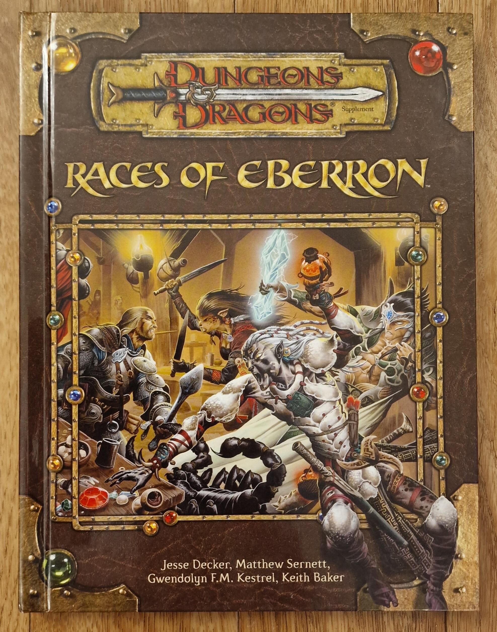 Races of Eberron for Dungeons & Dragons 3.5 D&D First Print with ...