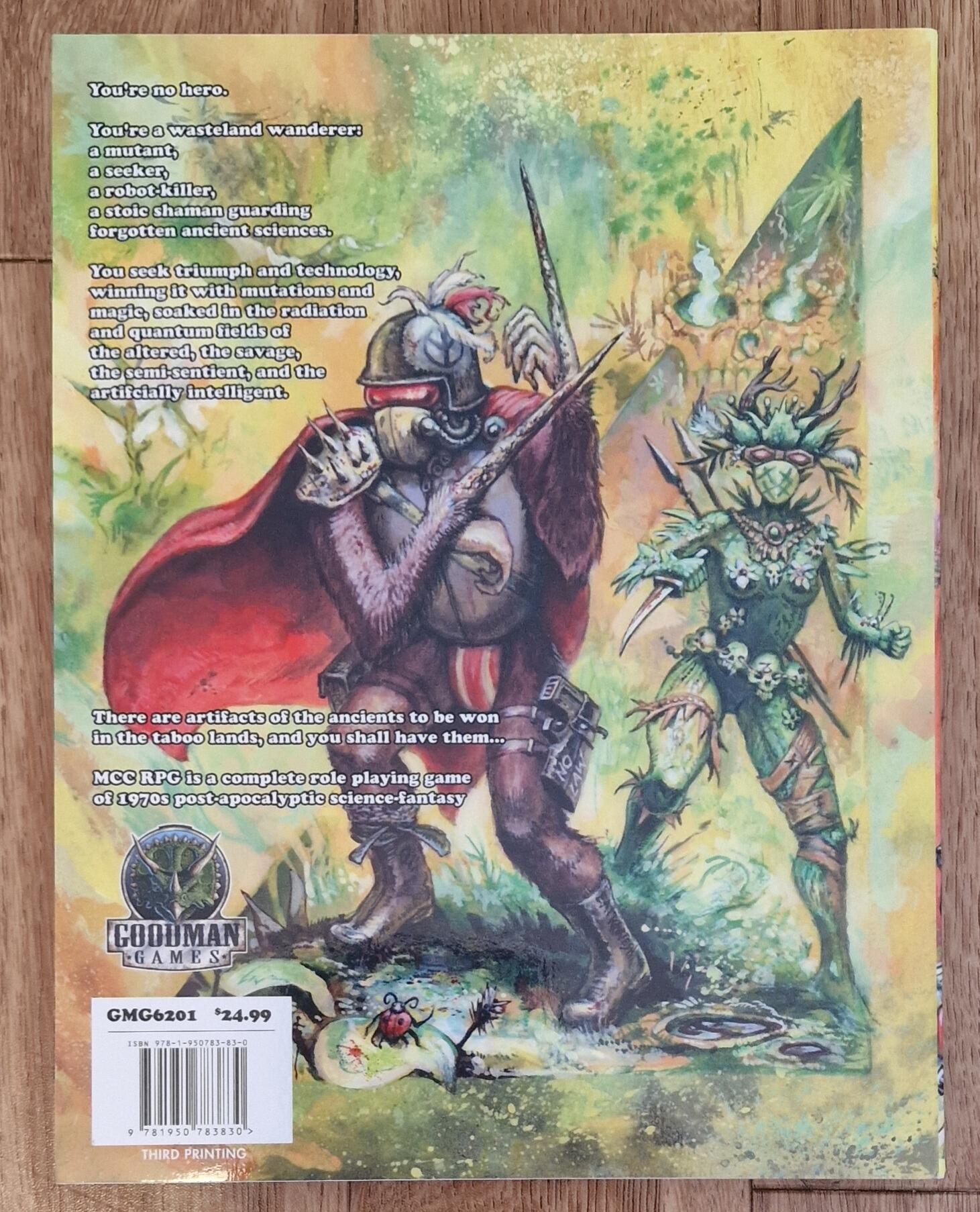 Mutant Crawl Classics MCC Rulebook by Goodman Games Softcover