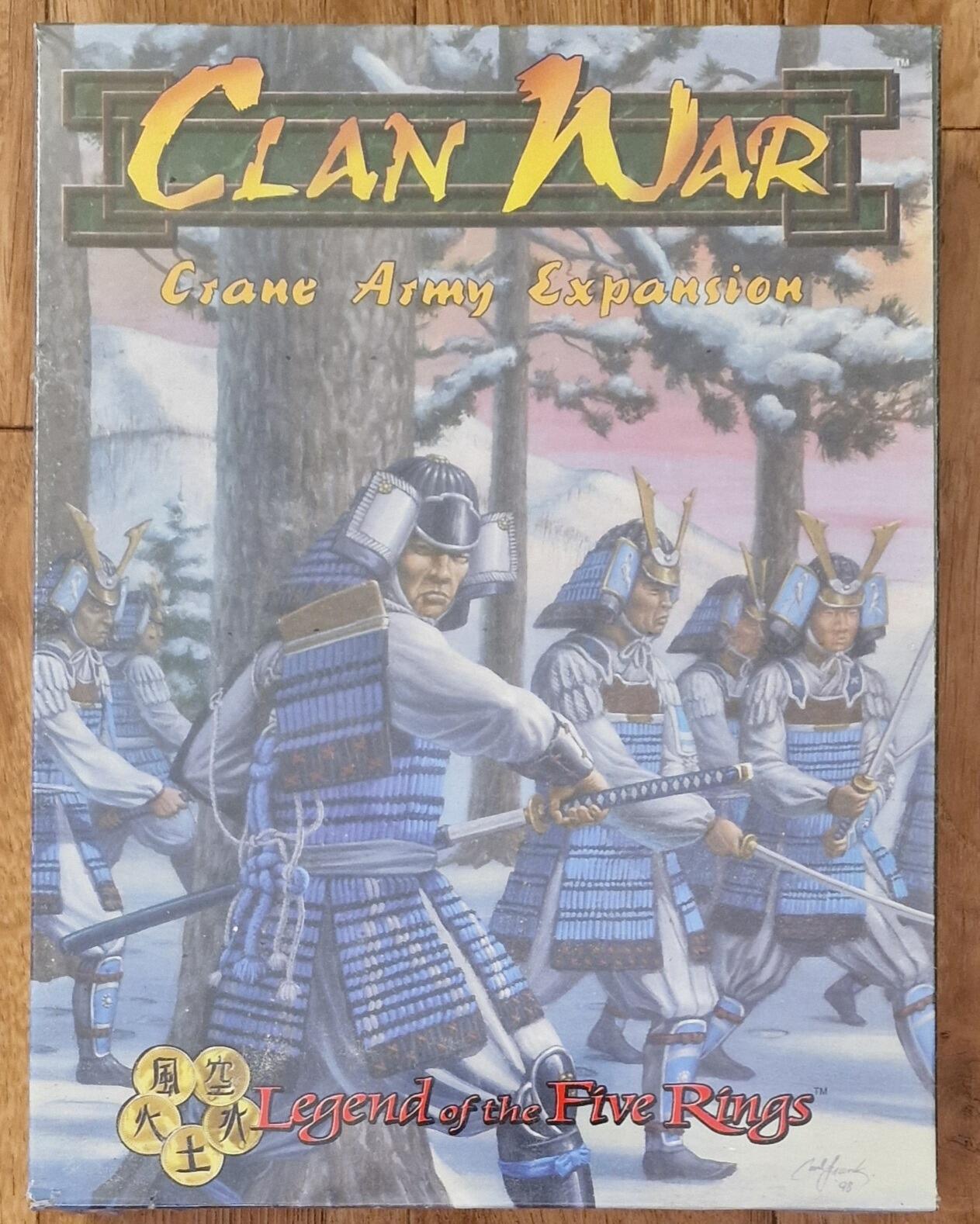 Clan War Crane Army Expansion in shrink by AEG Legend of the Five Rings L5R