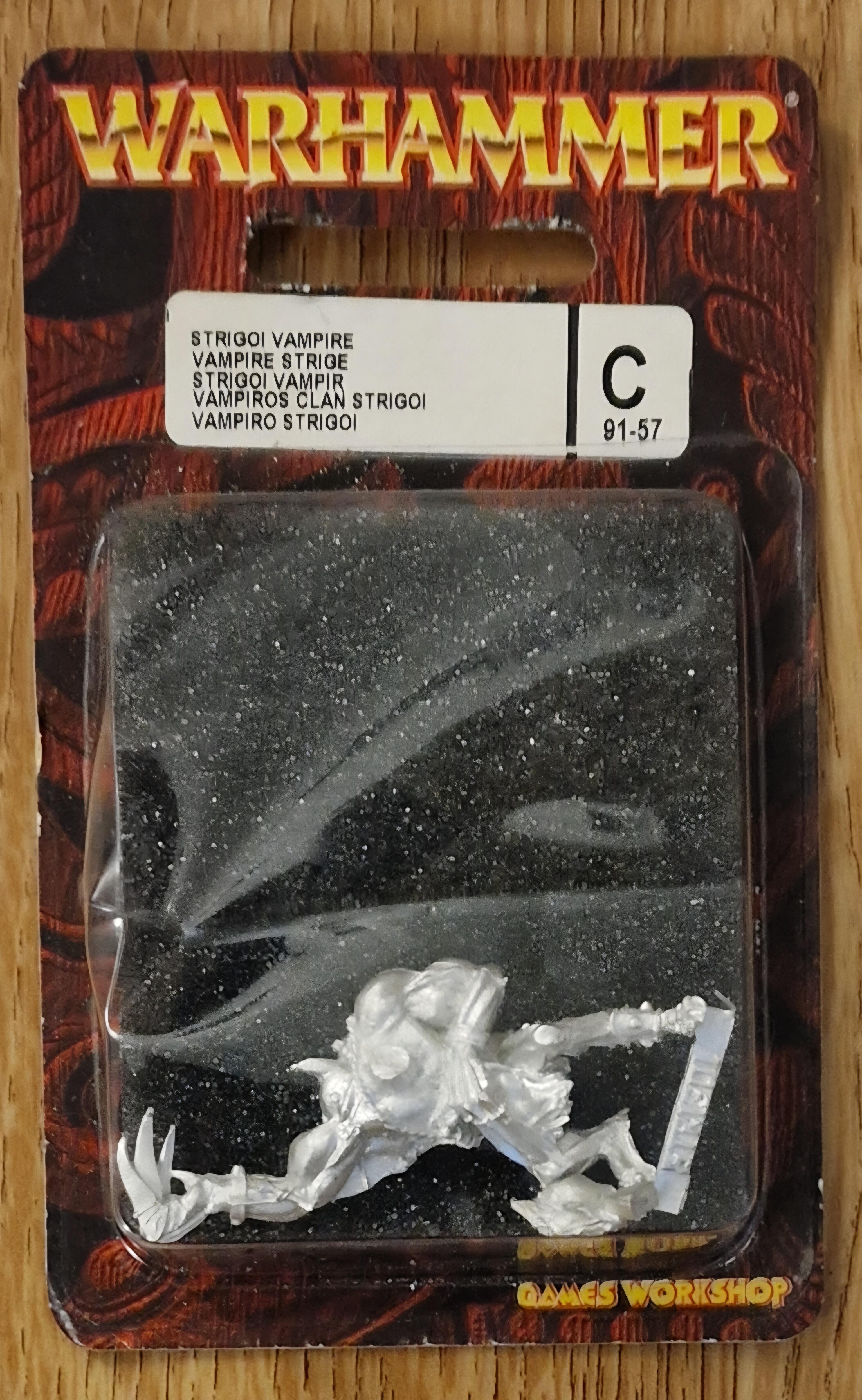 Strigoi Vampire for Warhammer Fantasy Battle New sealed 91-57