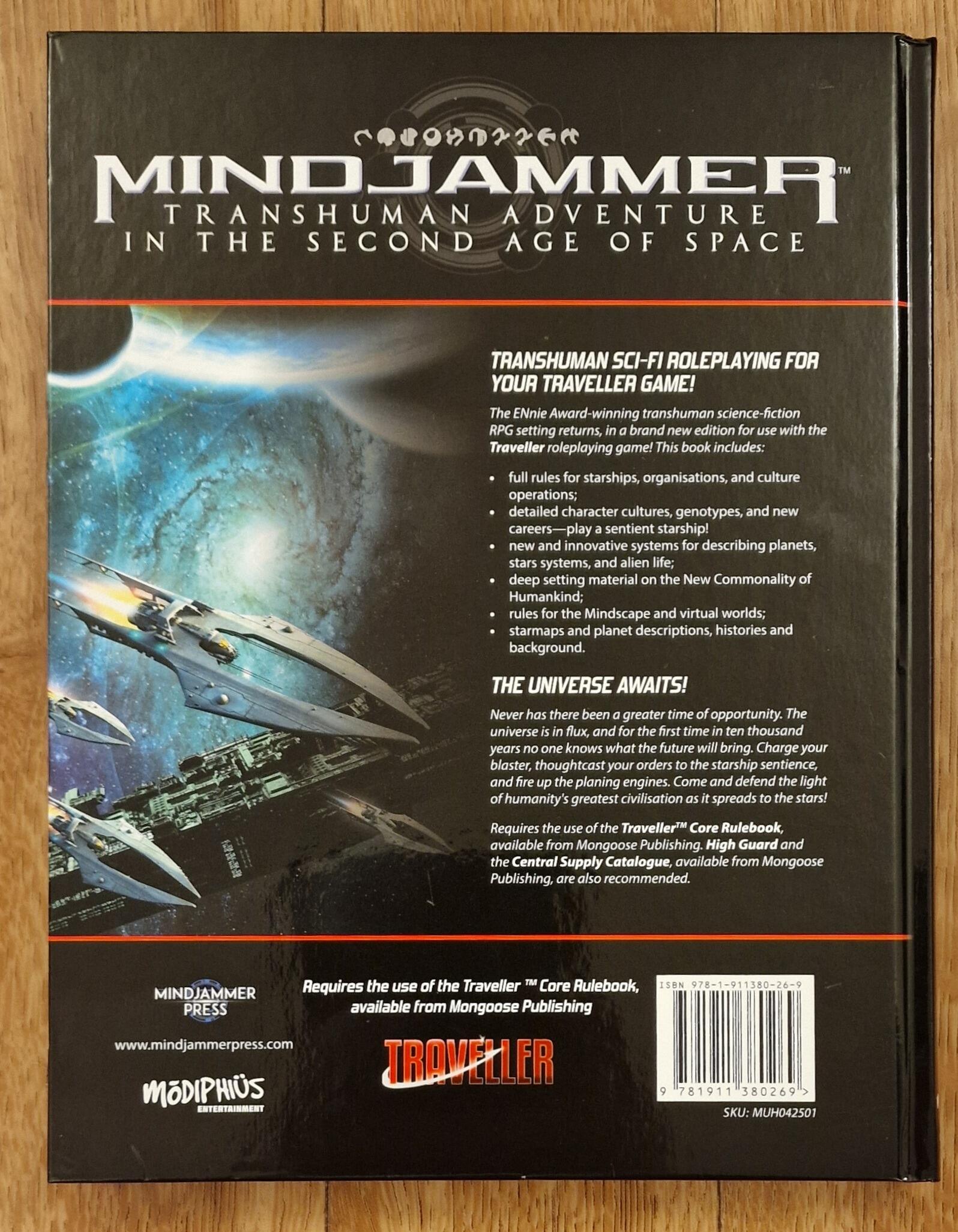 Mindjammer the Roleplaying Game Traveller Setting Sourcebook