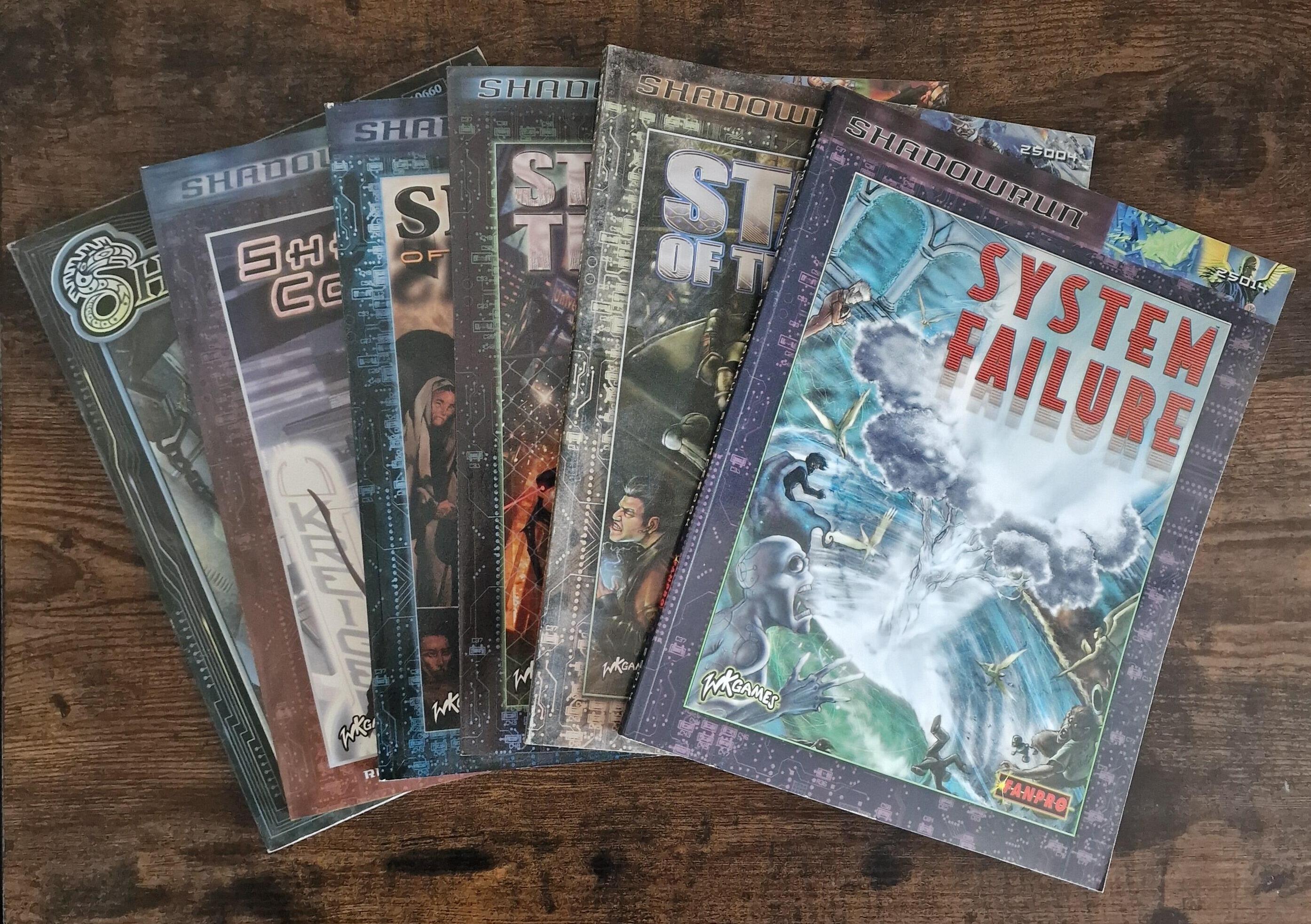 Shadowrun 3rd Edition Bundle of Books