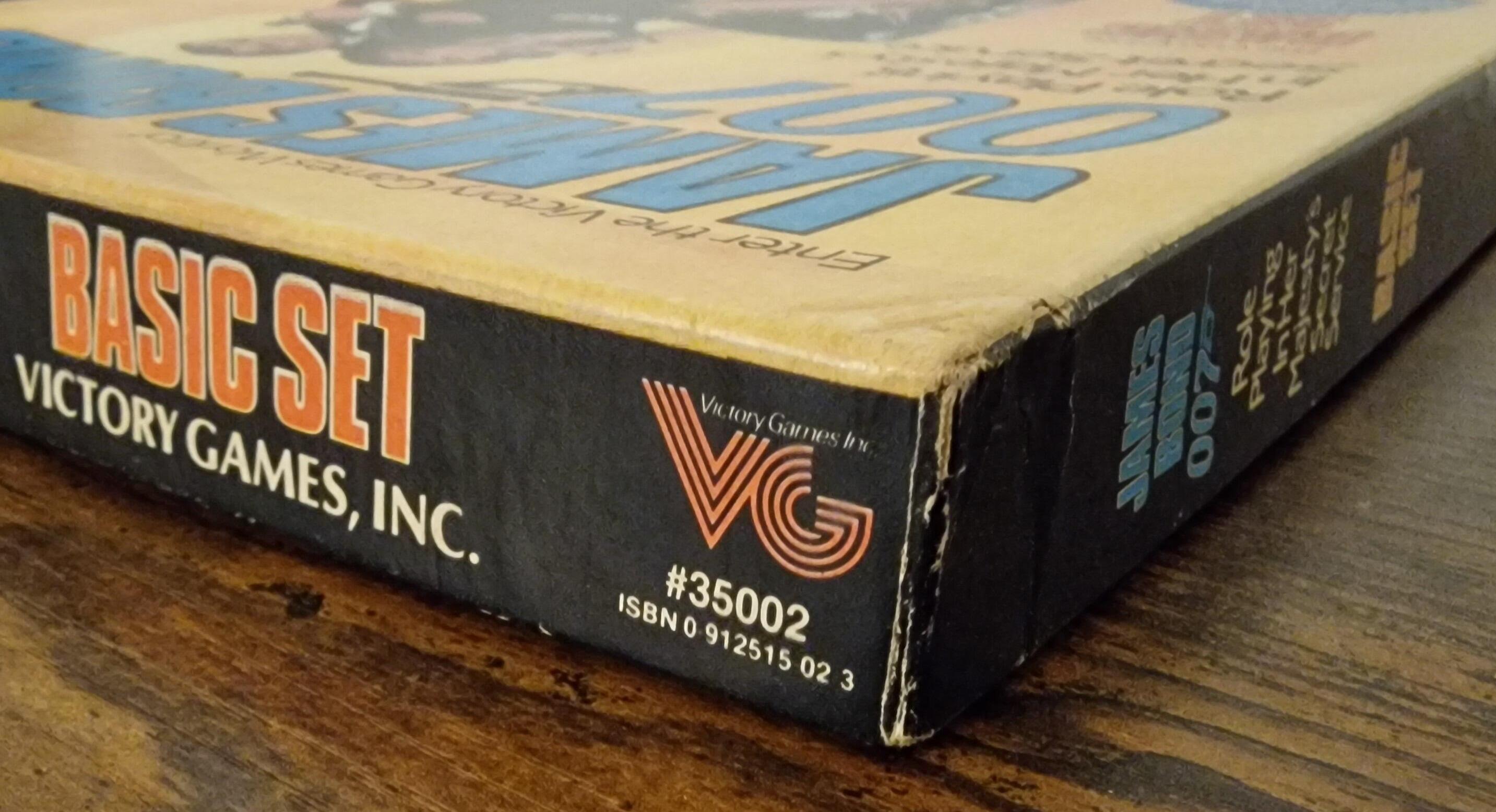 James Bond 007 RPG The Complete Basic Set by Victory Games, Early Printing