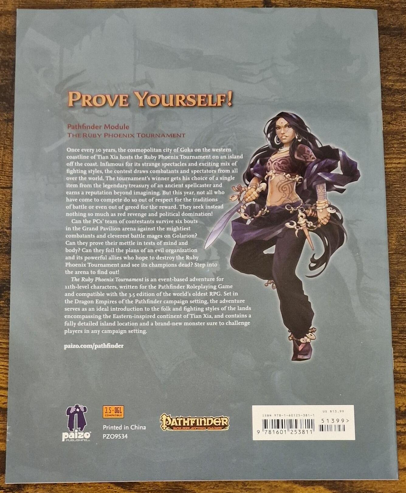 The Ruby Phoenix Tournament Pathfinder Module Scenario