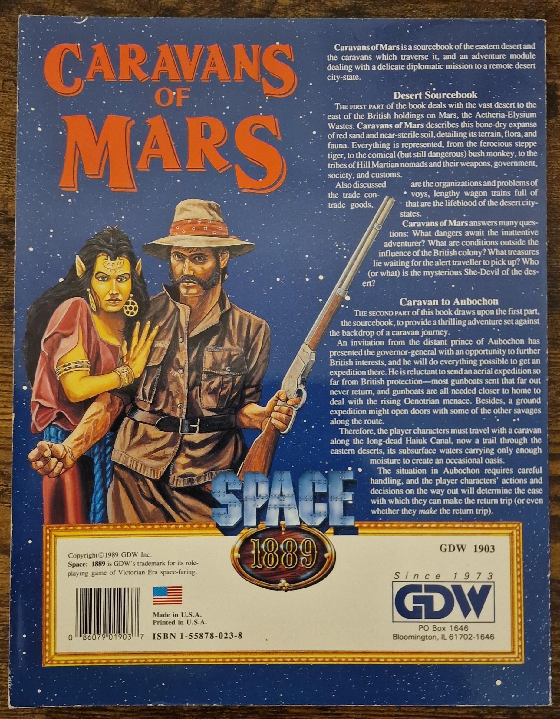 Caravans of Mars for Space 1889 RPG by GDW