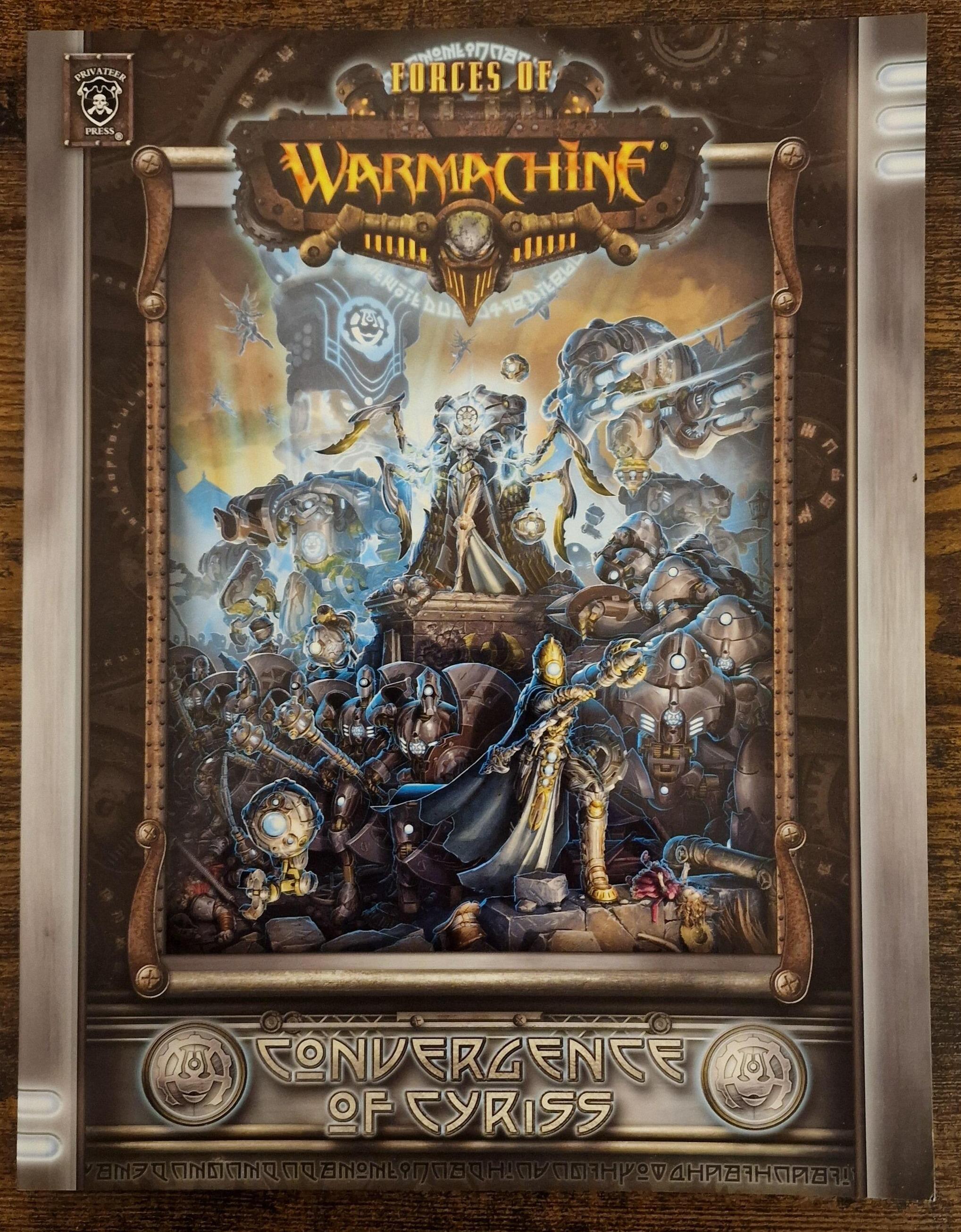 Forces of Warmachine Convergence of Cyriss Softback Supplement by Privateer Press