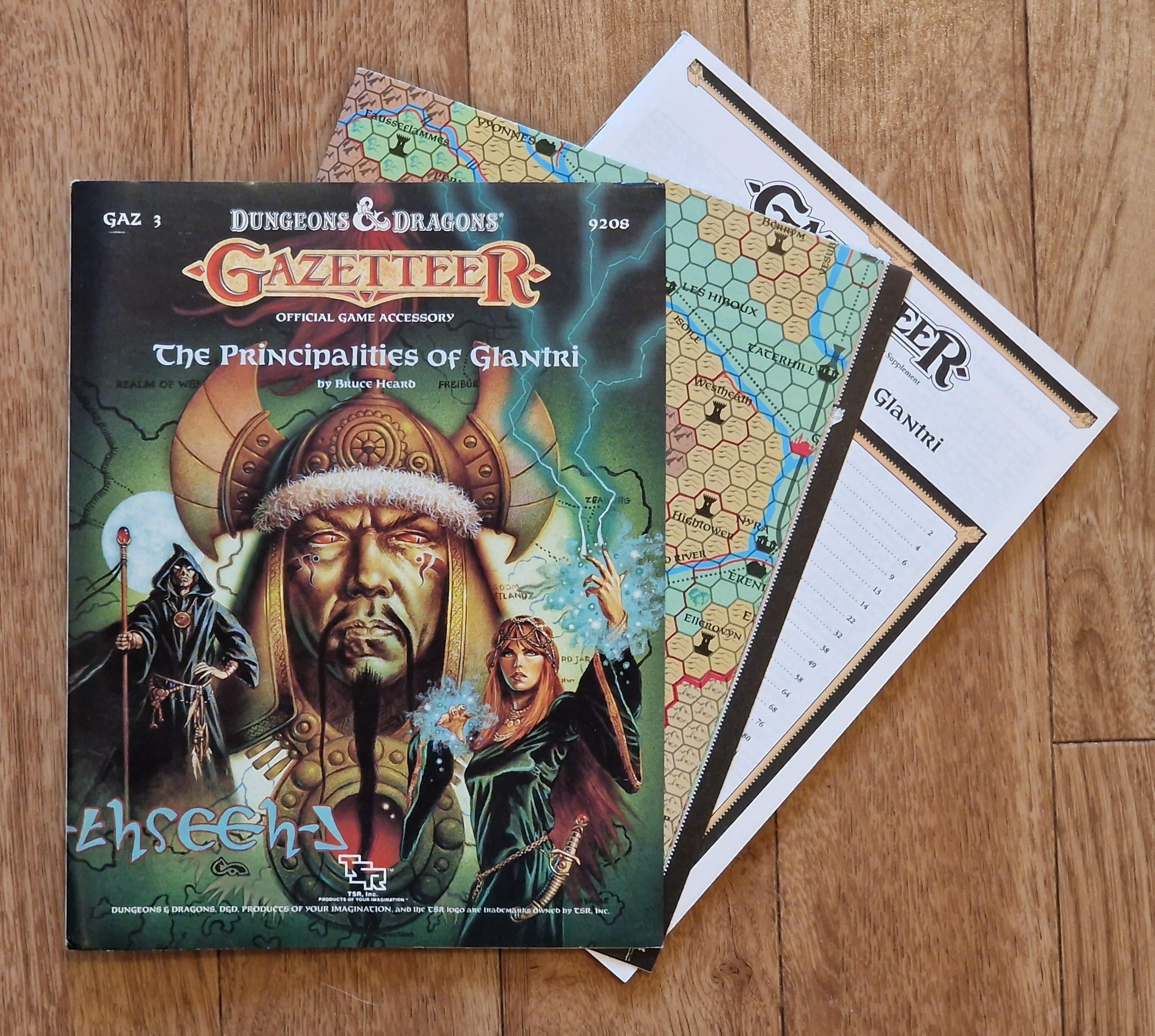 GAZ 3 The Principalities of Glantri for Dungeons & Dragons complete ...
