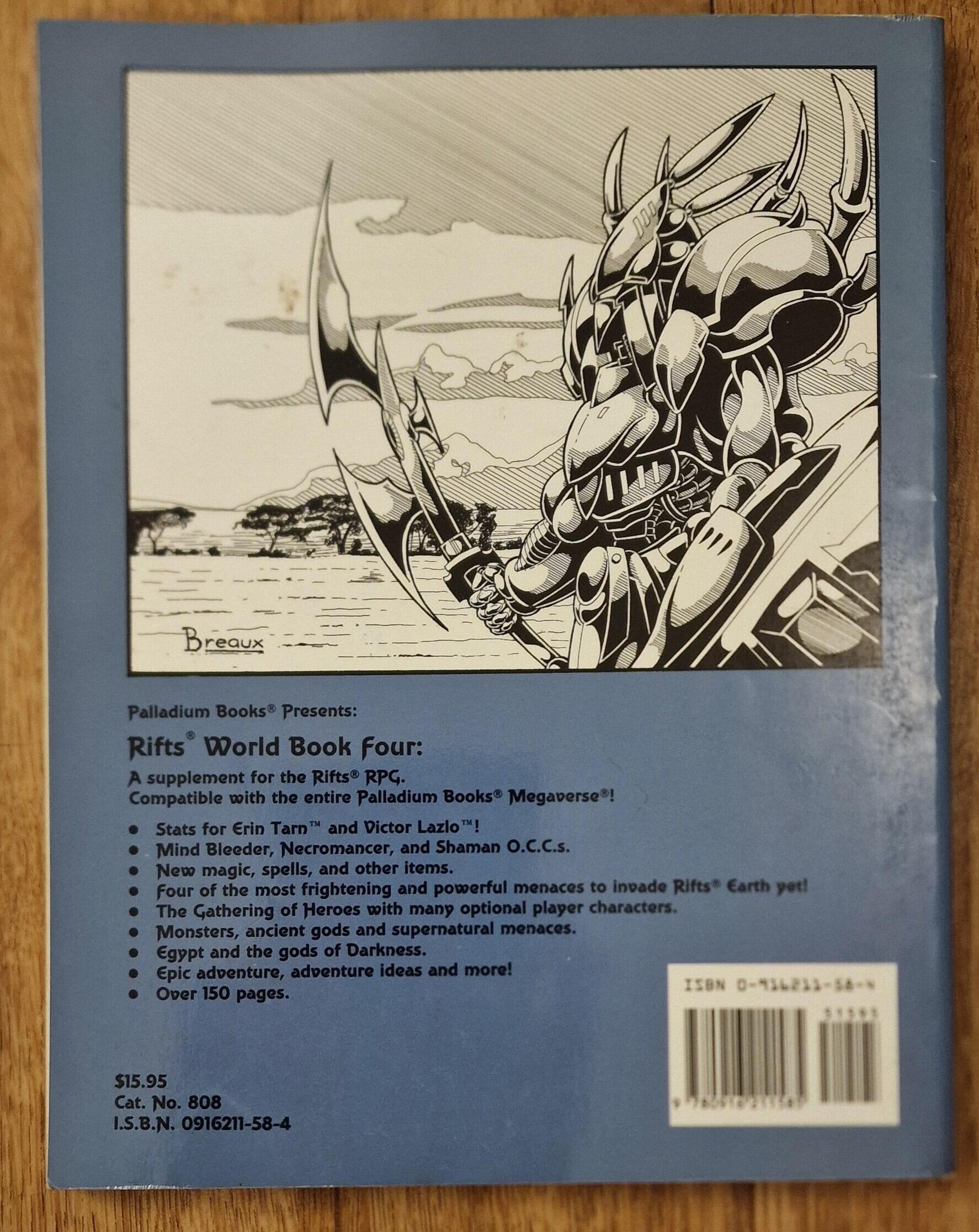 Africa World Book 4 for Rifts RPG by Palladium Games 01 04