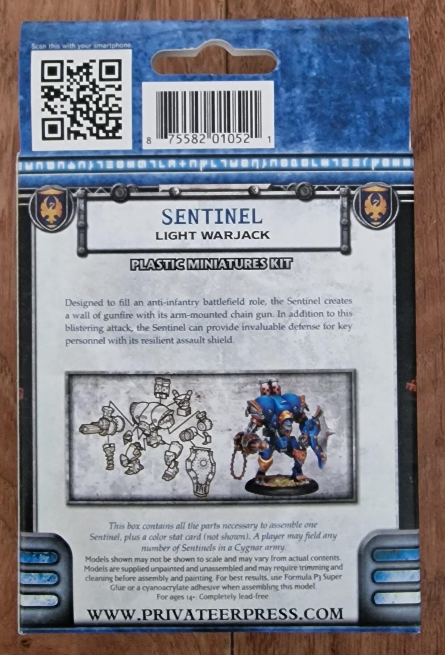 Warmachine Miniature Cygnar Sentinel Light Warjack by Privateer Press