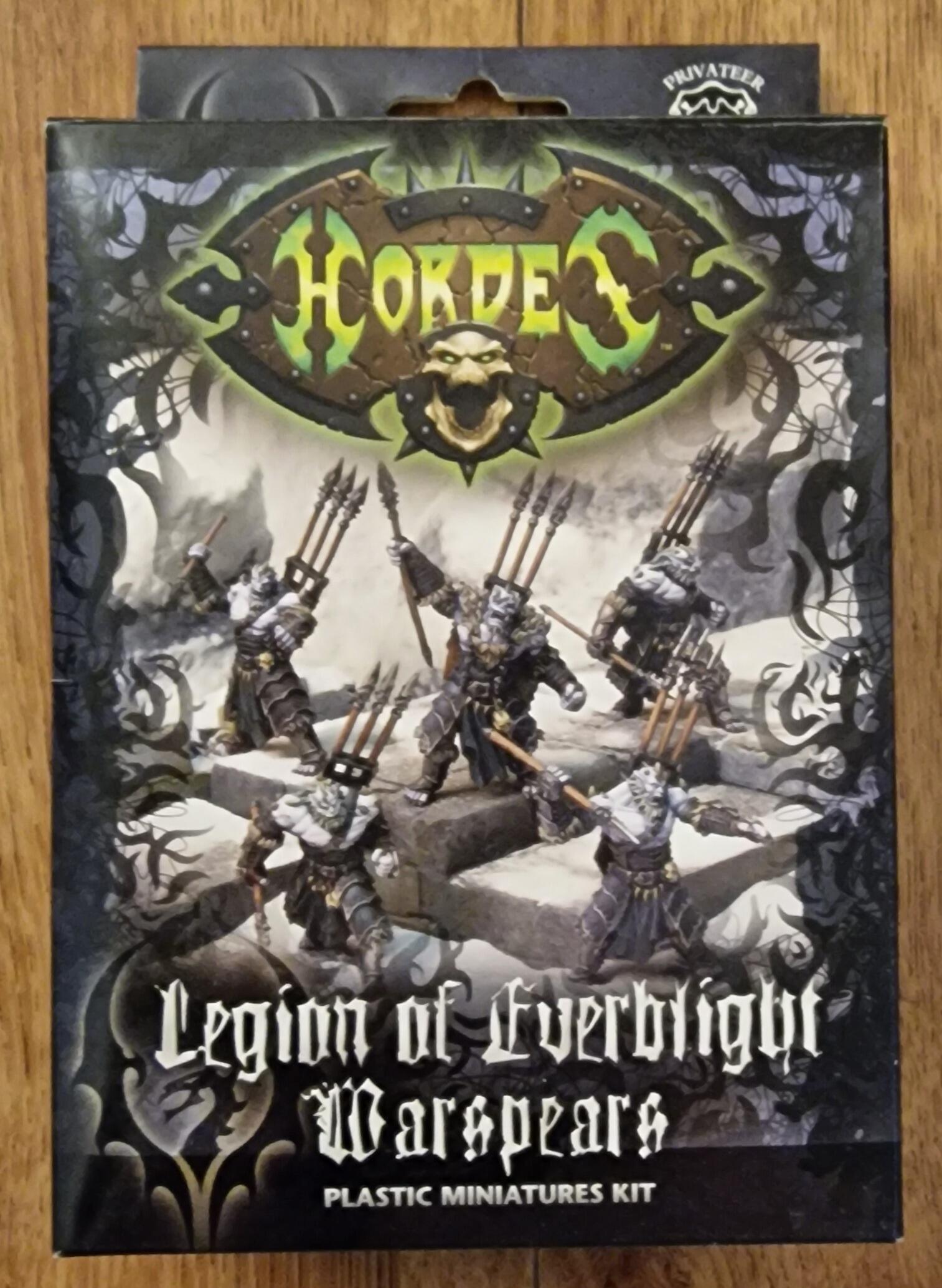 Hordes Miniature Legion of Everblight Warspears by Privateer Press