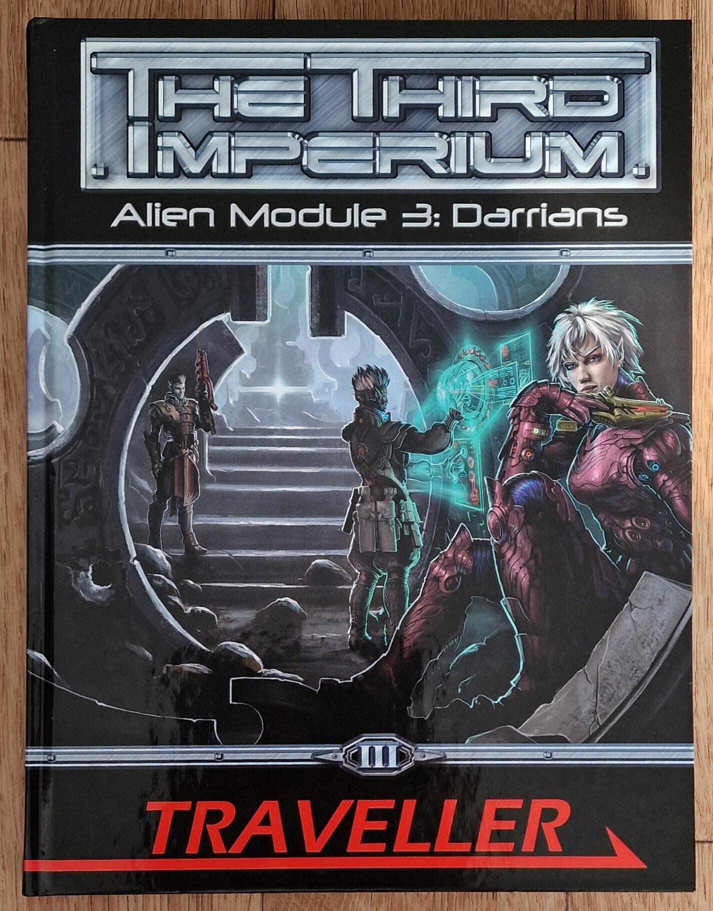 Alien Module 3 Darrians for Third Imperium Traveller Mongoose Publishing