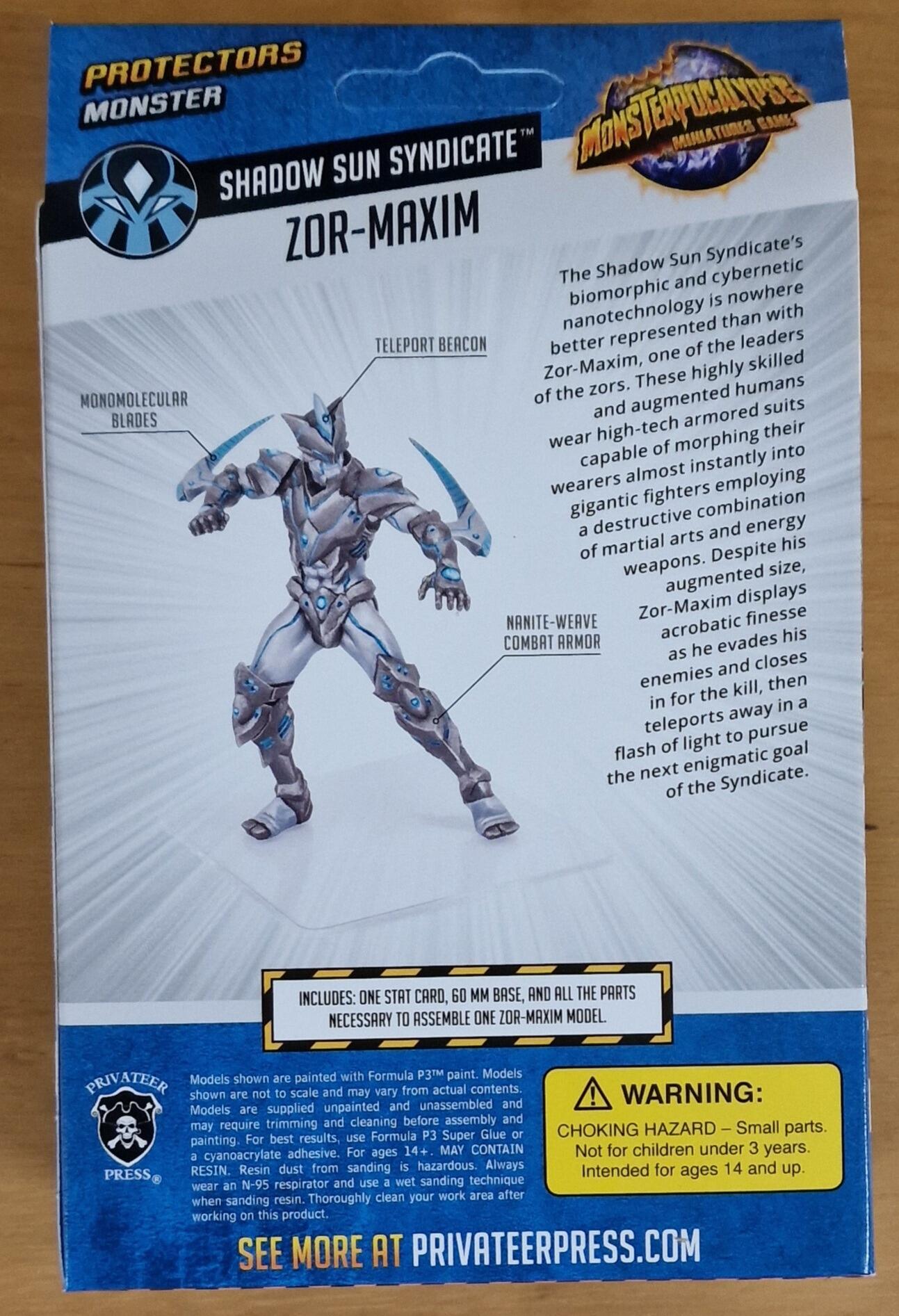 Protectors Zor Maxim Monster Expansion for Monsterpocalypse by ...