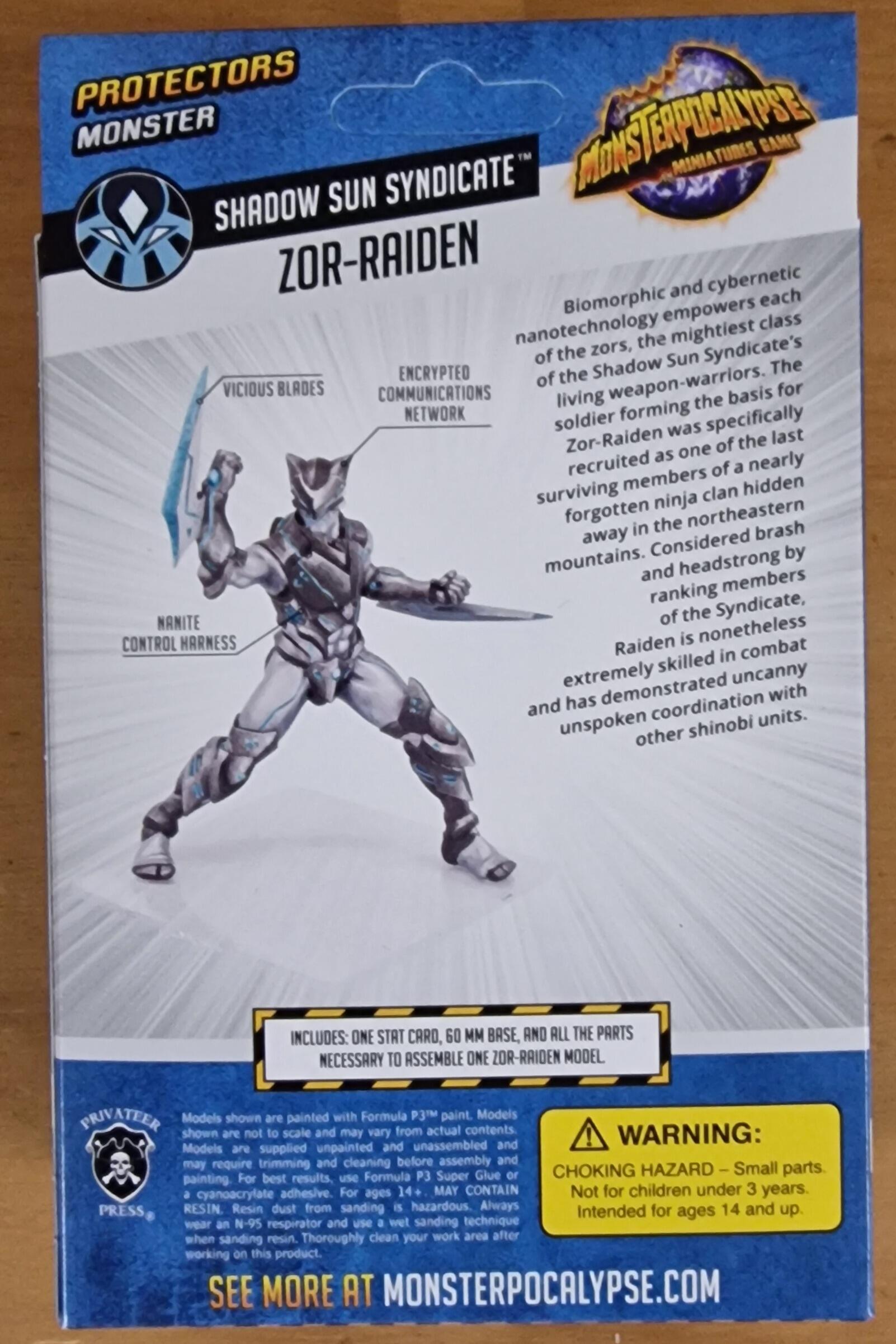Protectors Zor Raiden Monster Expansion for Monsterpocalypse by ...