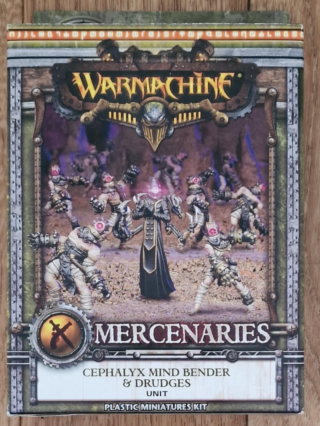 Warmachine Miniature Mercenaries Cephalyx Mind Bender & Drudges by ...