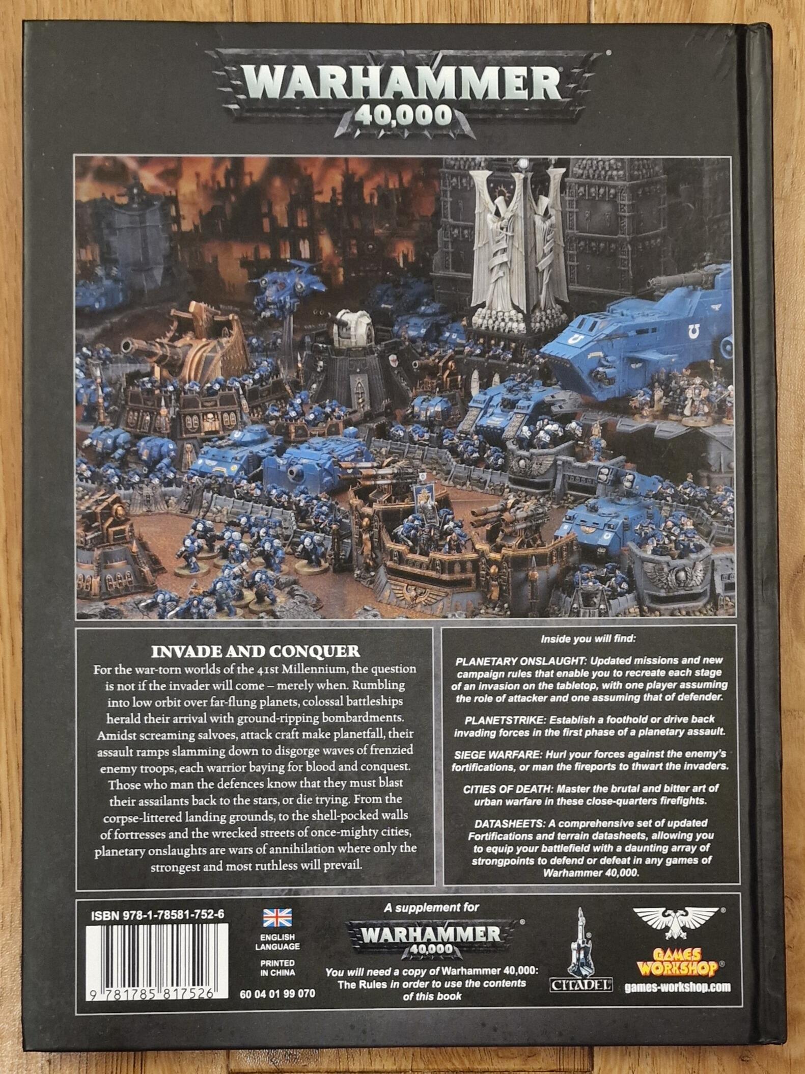 Warhammer 40000 Planetary Onslaught 7th Edition 40K