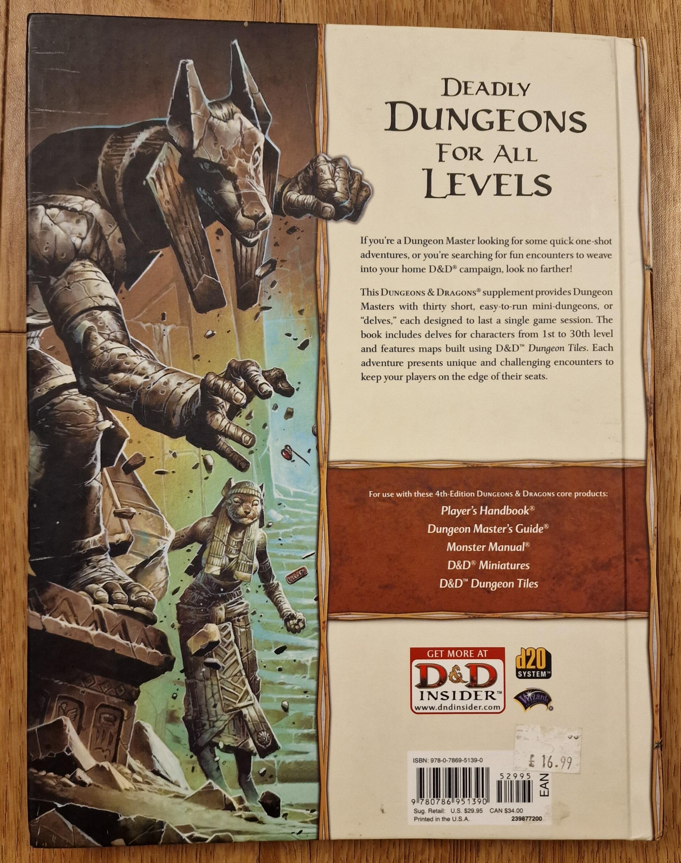 Dungeon Delve for D&D 4th edition 4e