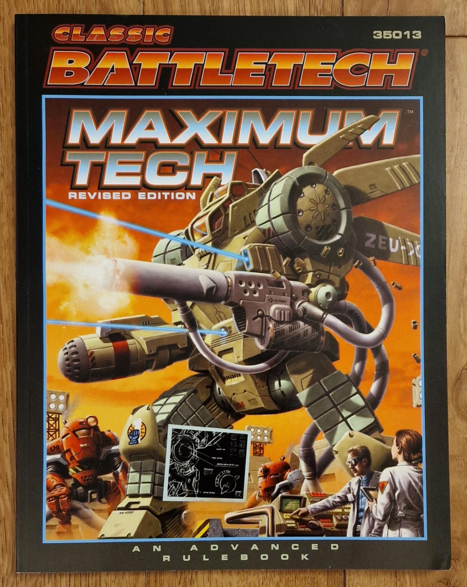Classic Battletech Maximum Tech Revised Edition