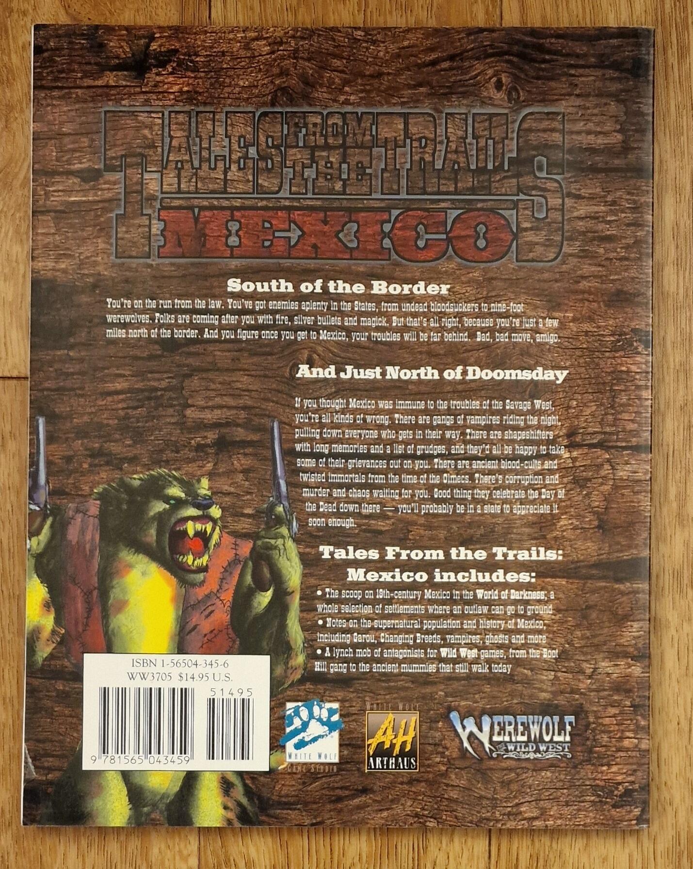 Tales from the Trail Mexico for Werewolf The Wild West RPG by White Wolf