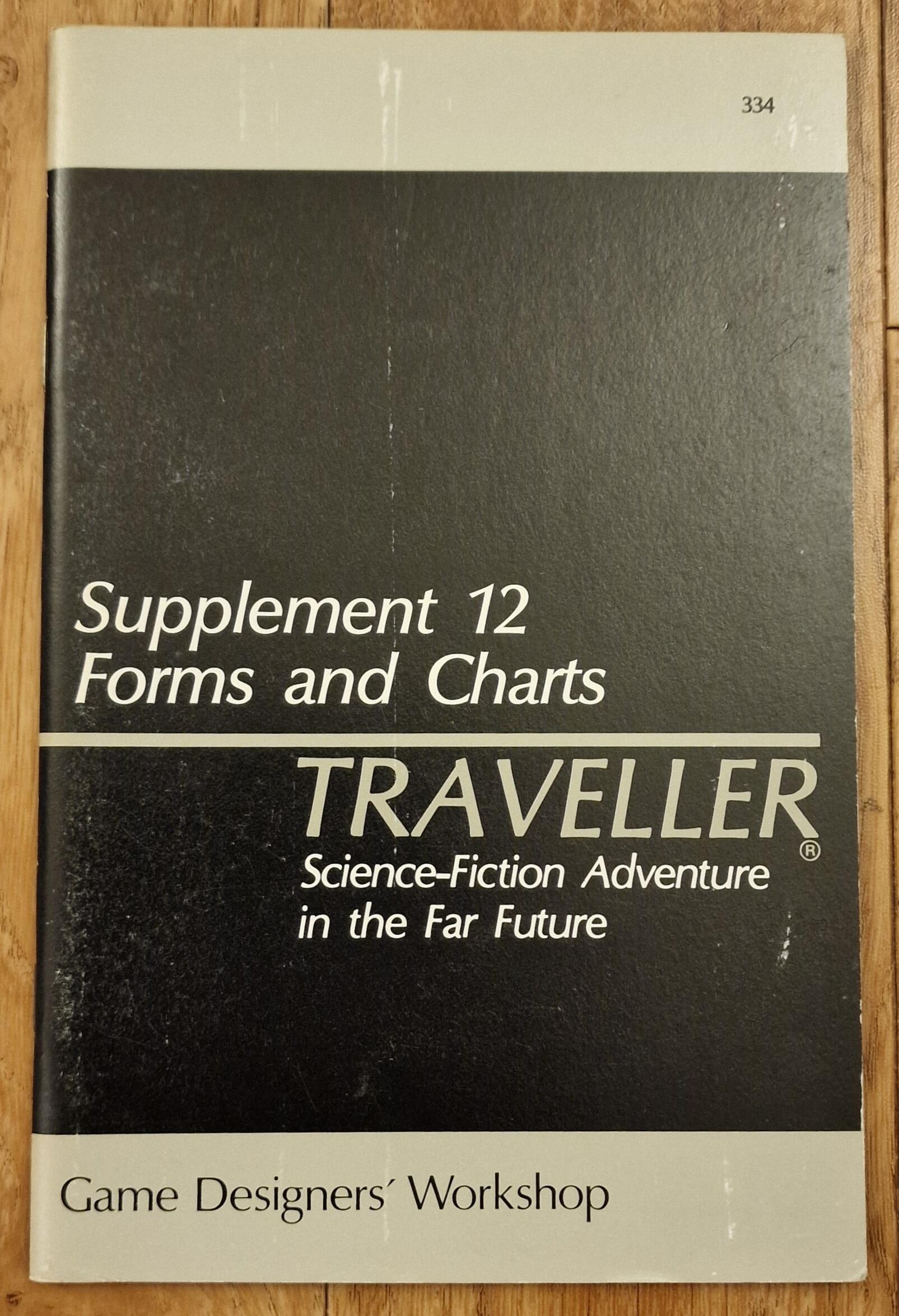 Supplement 12 Forms and Charts for Classic Traveller by GDW