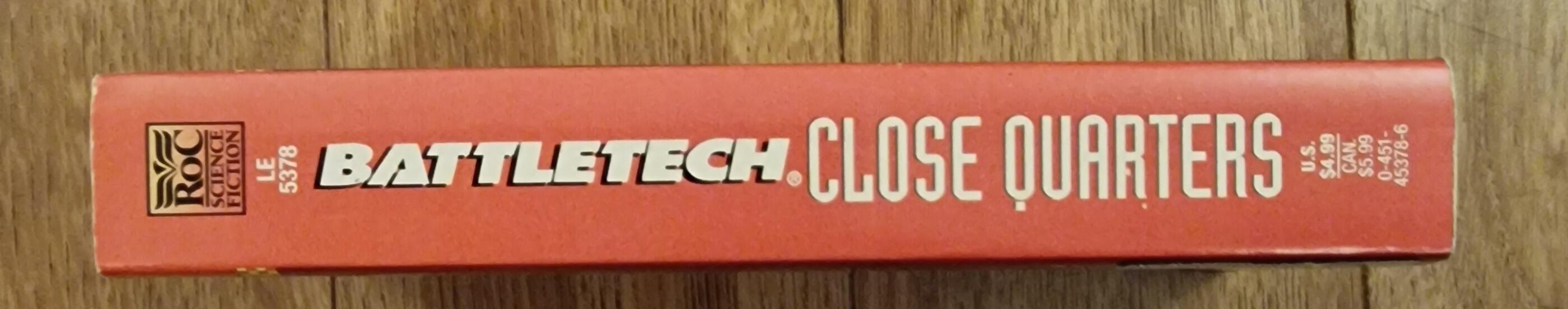Close Quarters a Battletech Mechwarrior Book Novel by Victor Milan