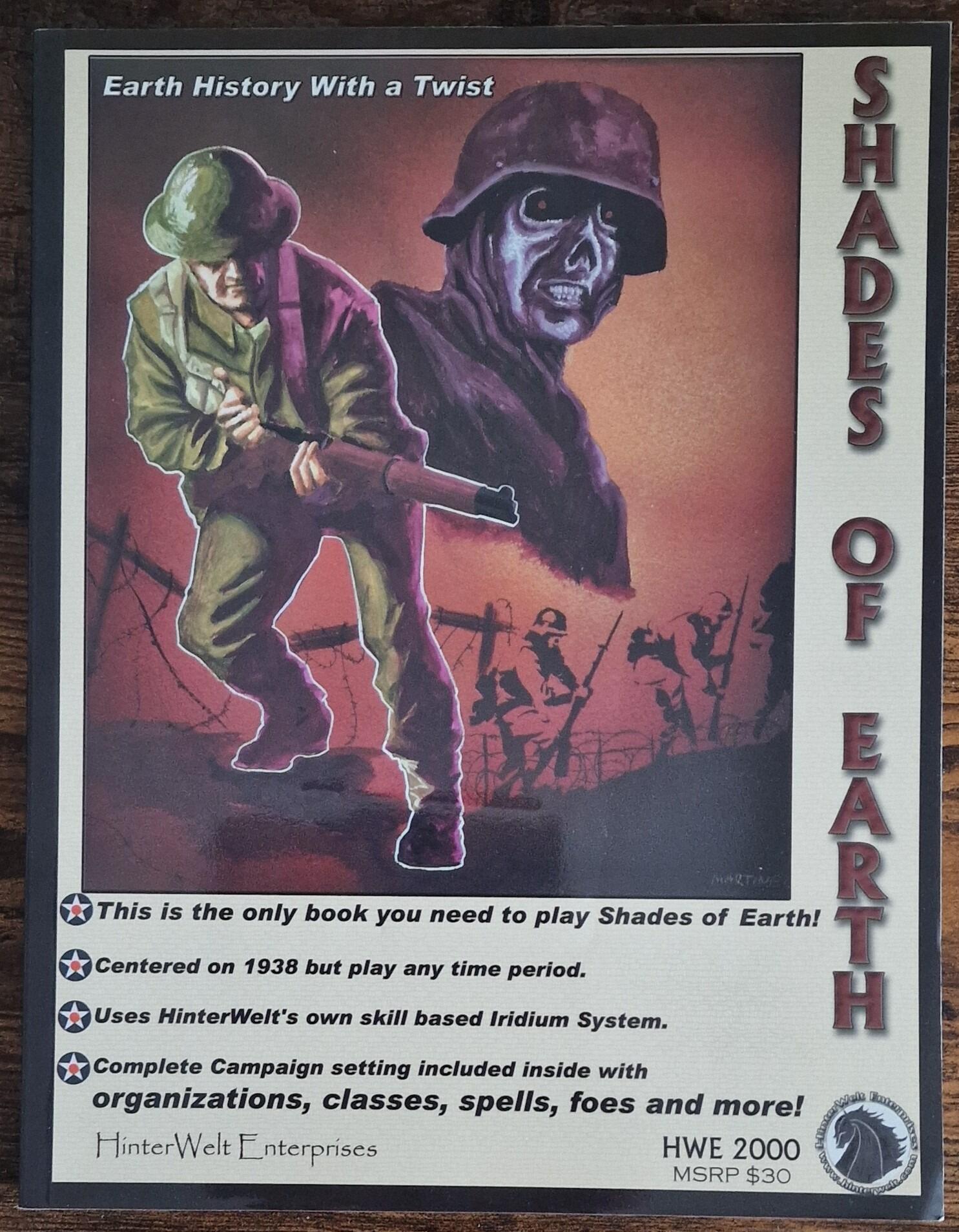Shades of Earth RPG Core Rulebook