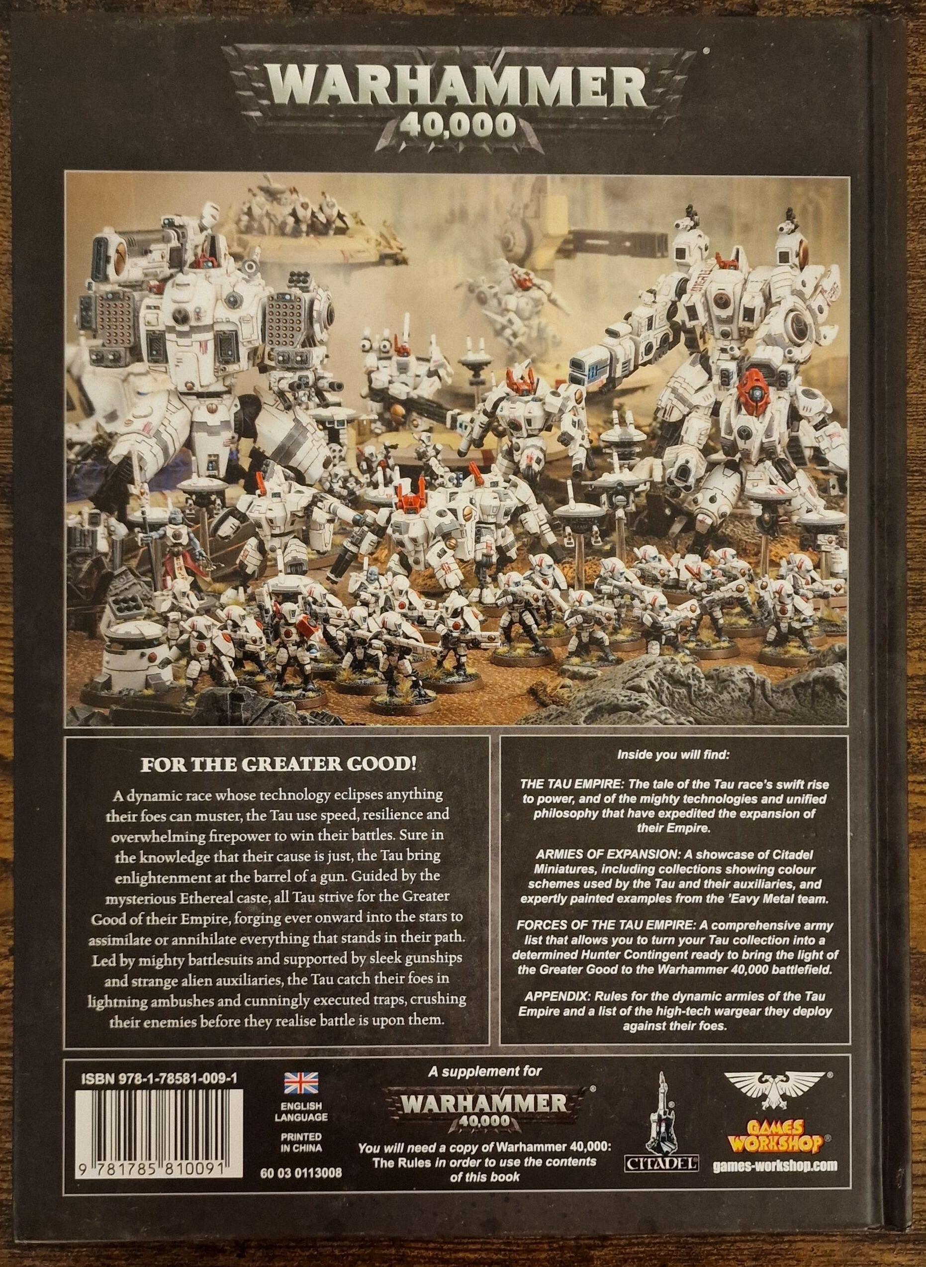 Warhammer 40000 Codex Supplement Tau Empire 7th Edition