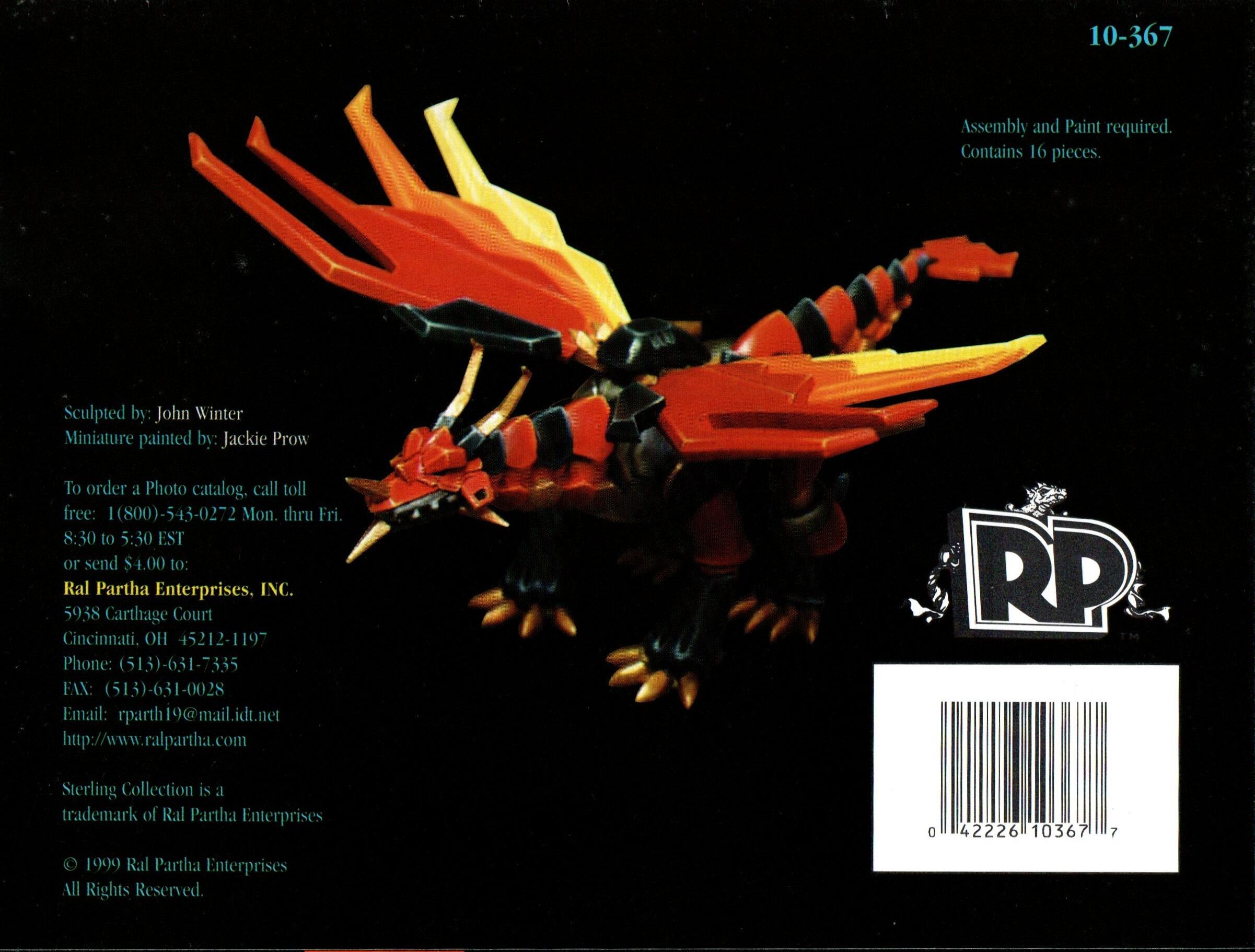 10-367 Mecha Dragon by Ral Partha Box Set