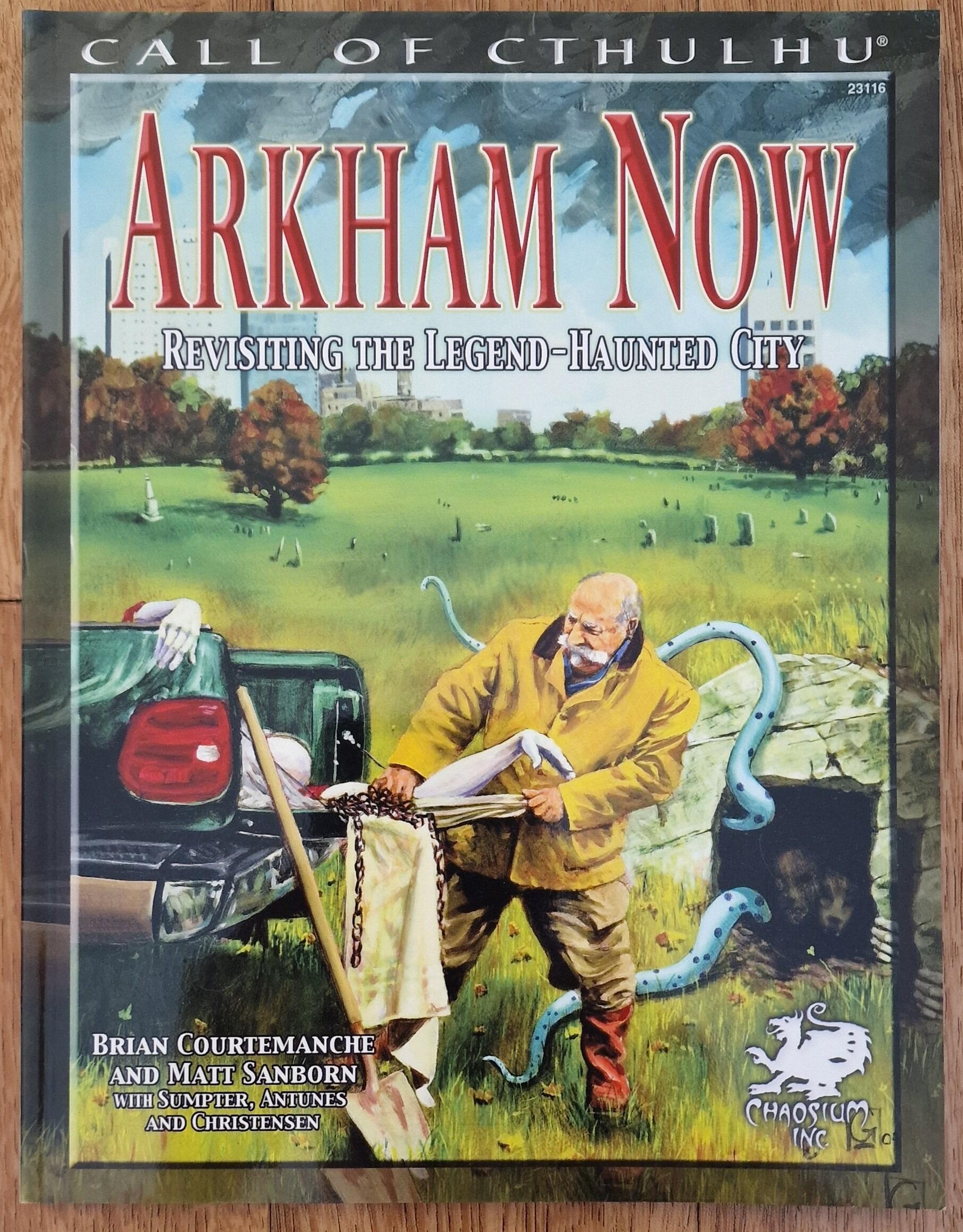 Arkham Now for Call Of Cthulhu RPG by Chaosium