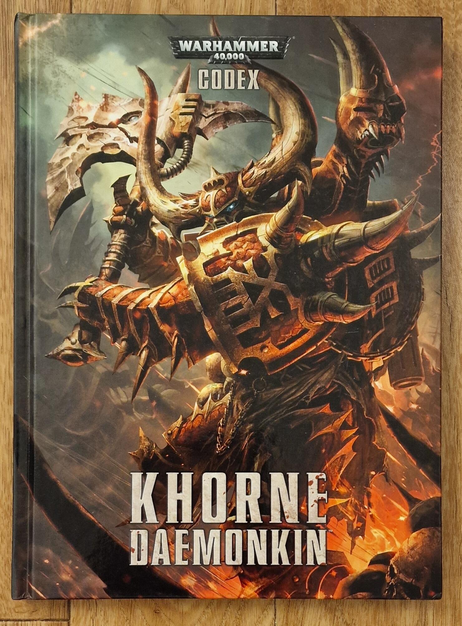 Warhammer 40000 Codex Khorne Daemonkin 7th Edition