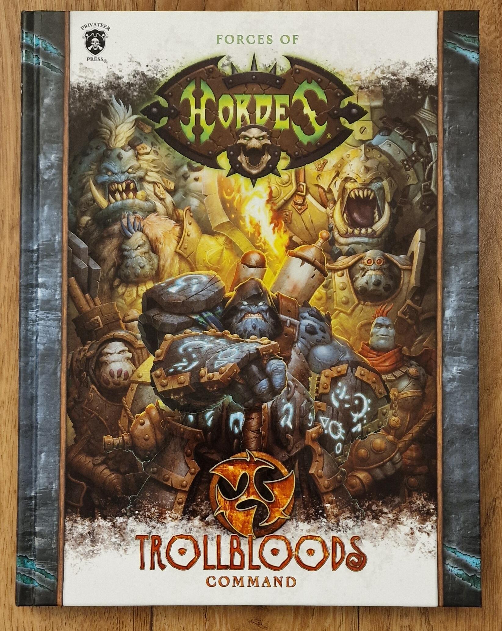 Forces of Hordes Trollbloods Command Hardback Supplement Privateer Press