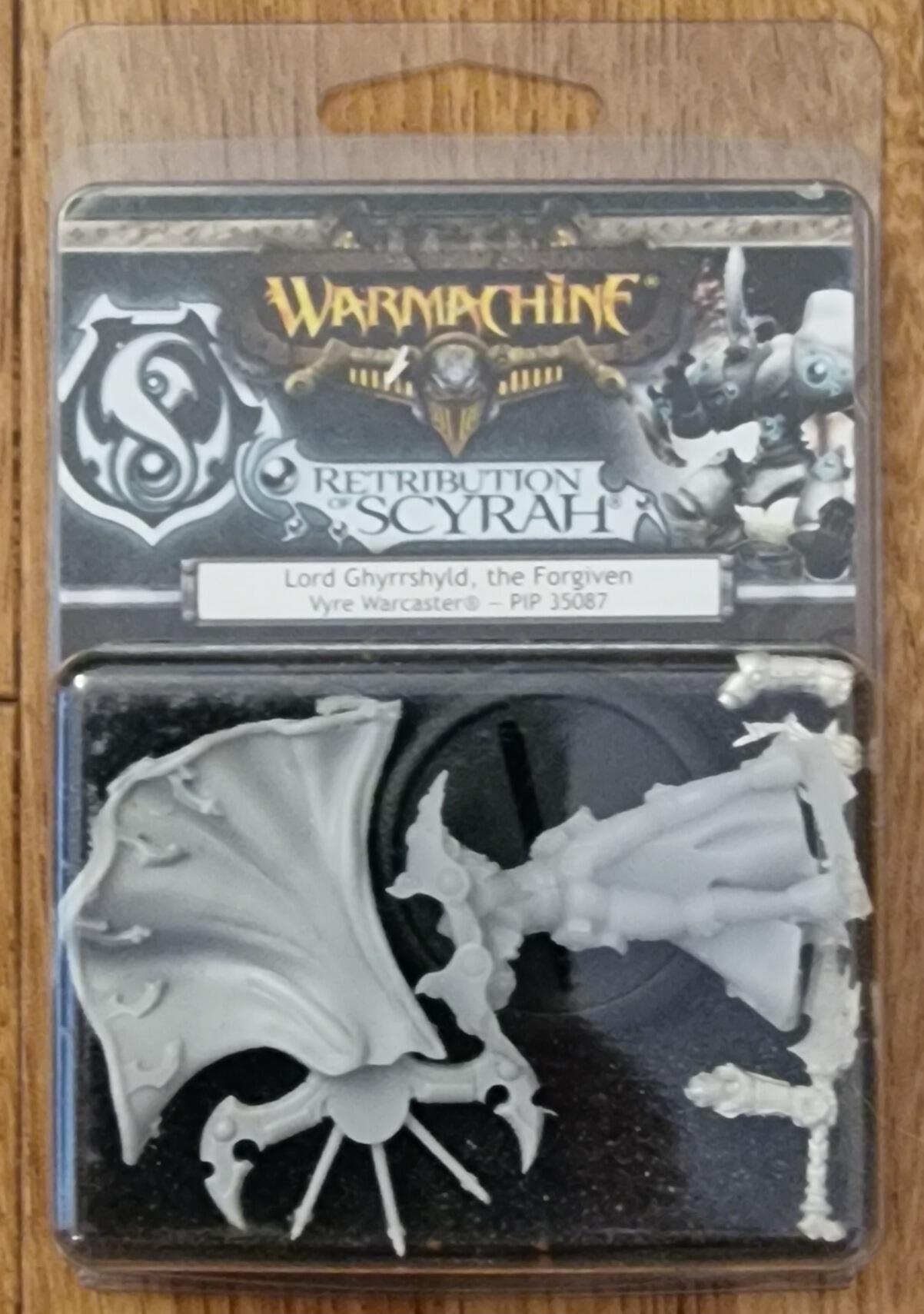 Warmachine Miniature Retribution of Scyrah Lord Ghyrrshyld the Forgiven ...
