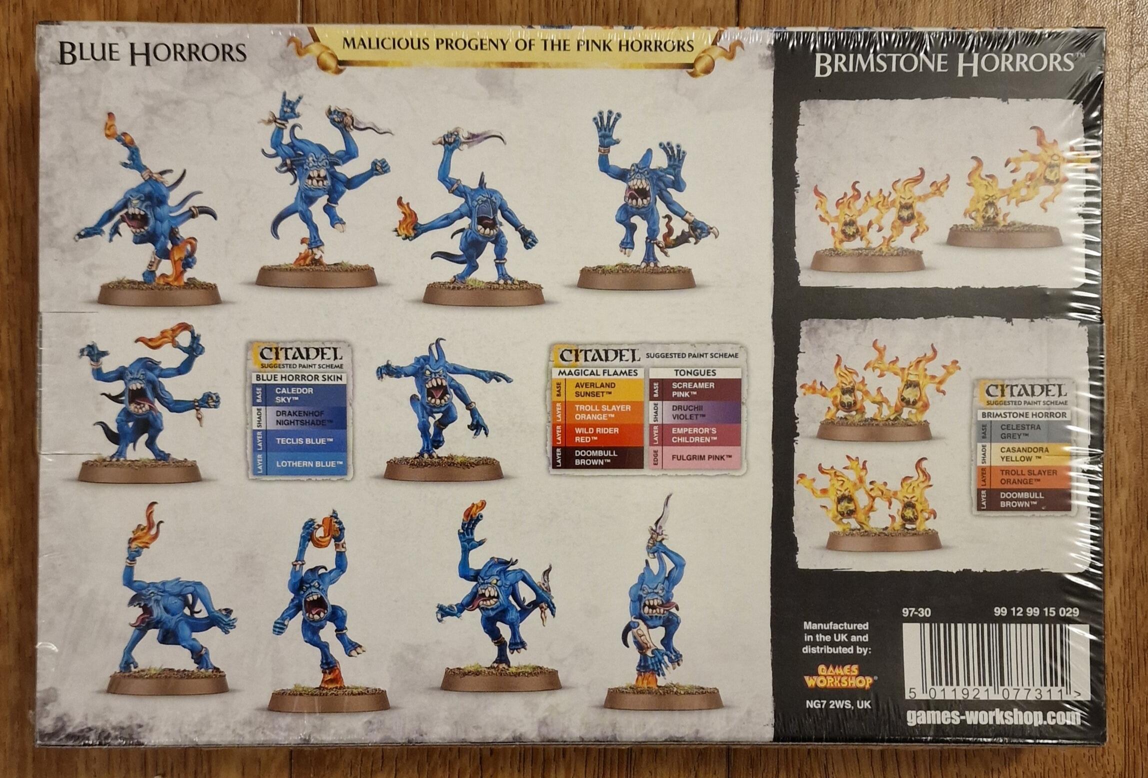 Blue Horrors of Tzeentch for Warhammer Fantasy Battle Age of Sigmar New ...