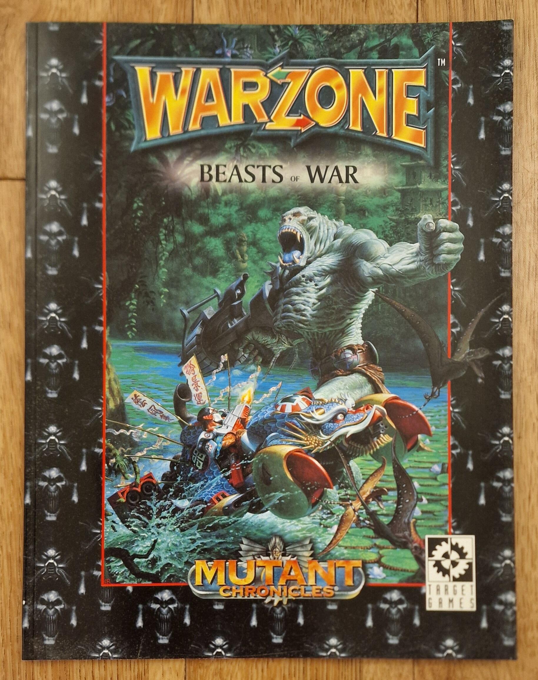 Warzone Compendium 2 Beasts of War Rulebook Mutant Chronicles by Target ...