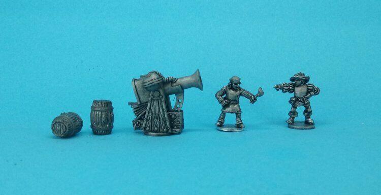 BH 024 Mercenary Flame Cannon with Crew by Ral Partha